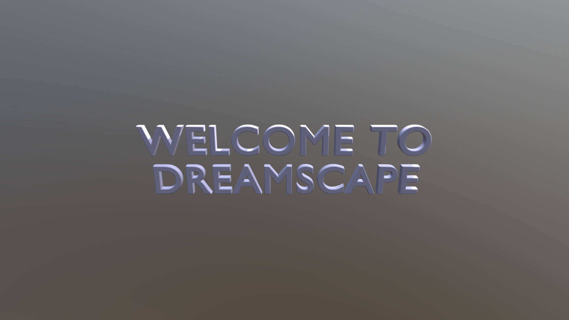 Dreamscape text - Download Free 3D model by cstockton [b6437ee] - Sketchfab