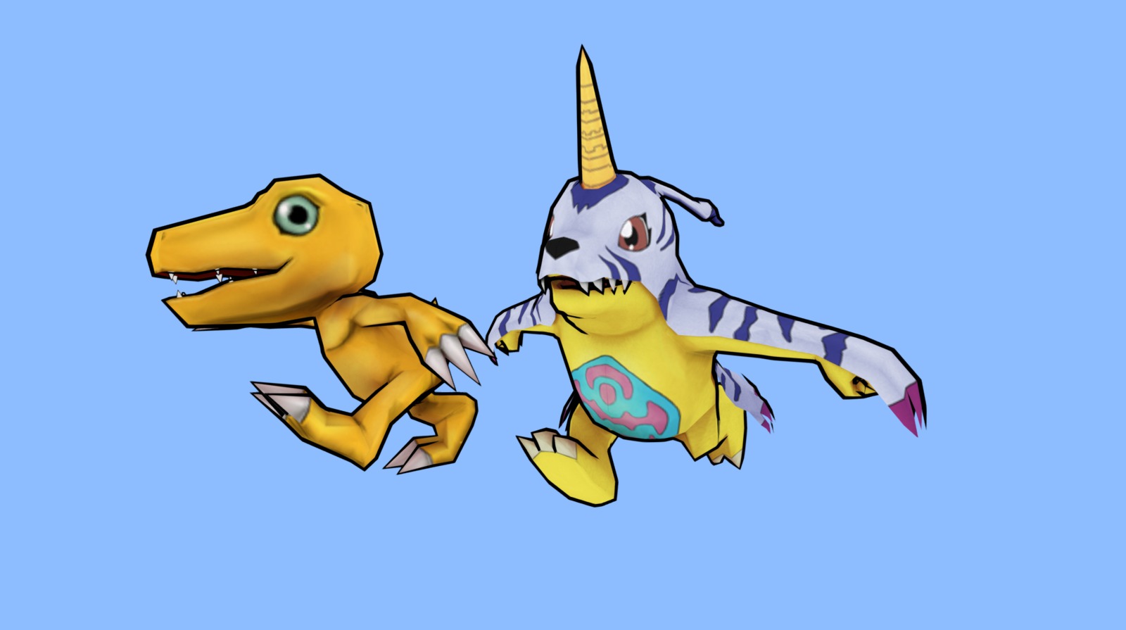 Digimon! - 3D model by rilian0 [b643a7f] - Sketchfab