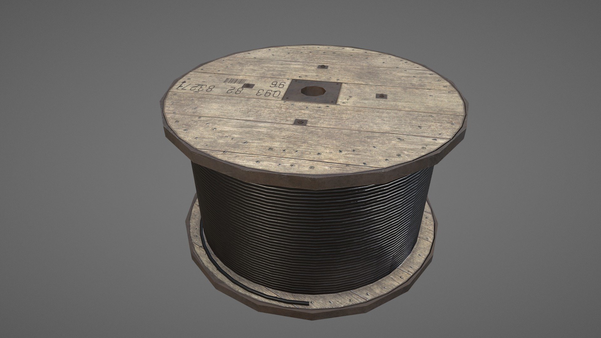 Cable Coil - 3D model by sobolarina [b64406a] - Sketchfab