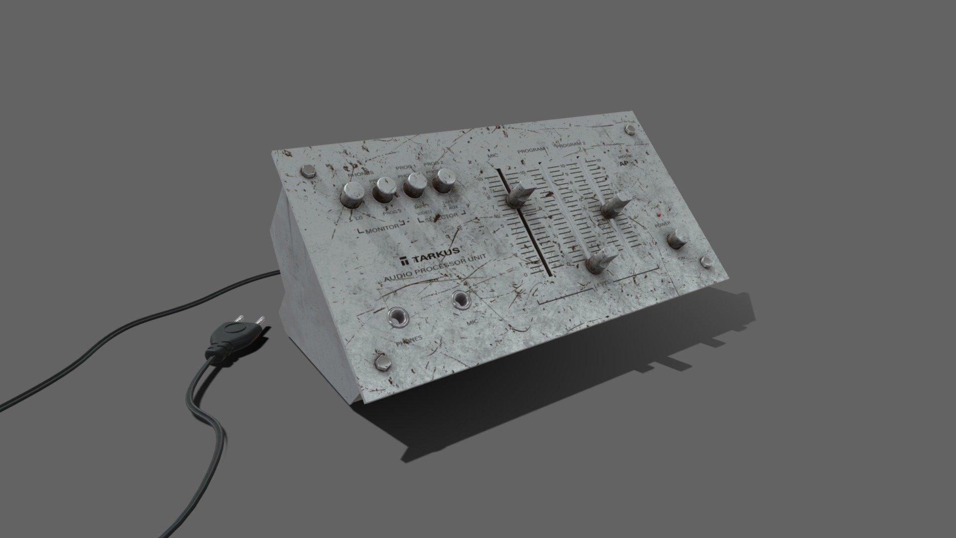 Vintage DJ Mixer - 3D model by fabinhodj [b645286] - Sketchfab