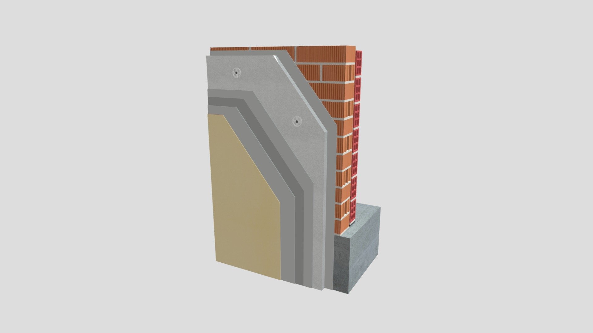 EPS Valero en fachada SATE - 3D model by Grupo Valero (@pablo.palma ...