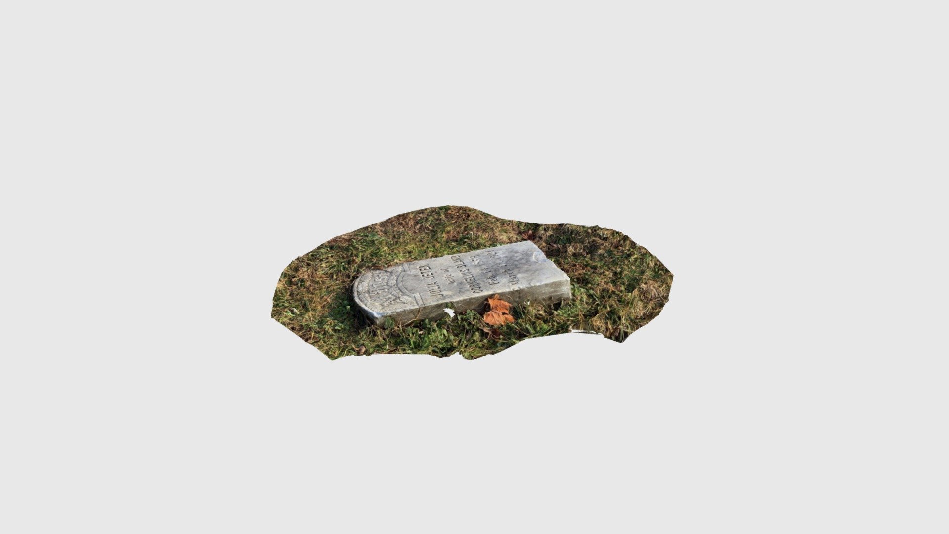 Julia Jeter Grave Marker - 3D model by Virtual Curation Lab ...