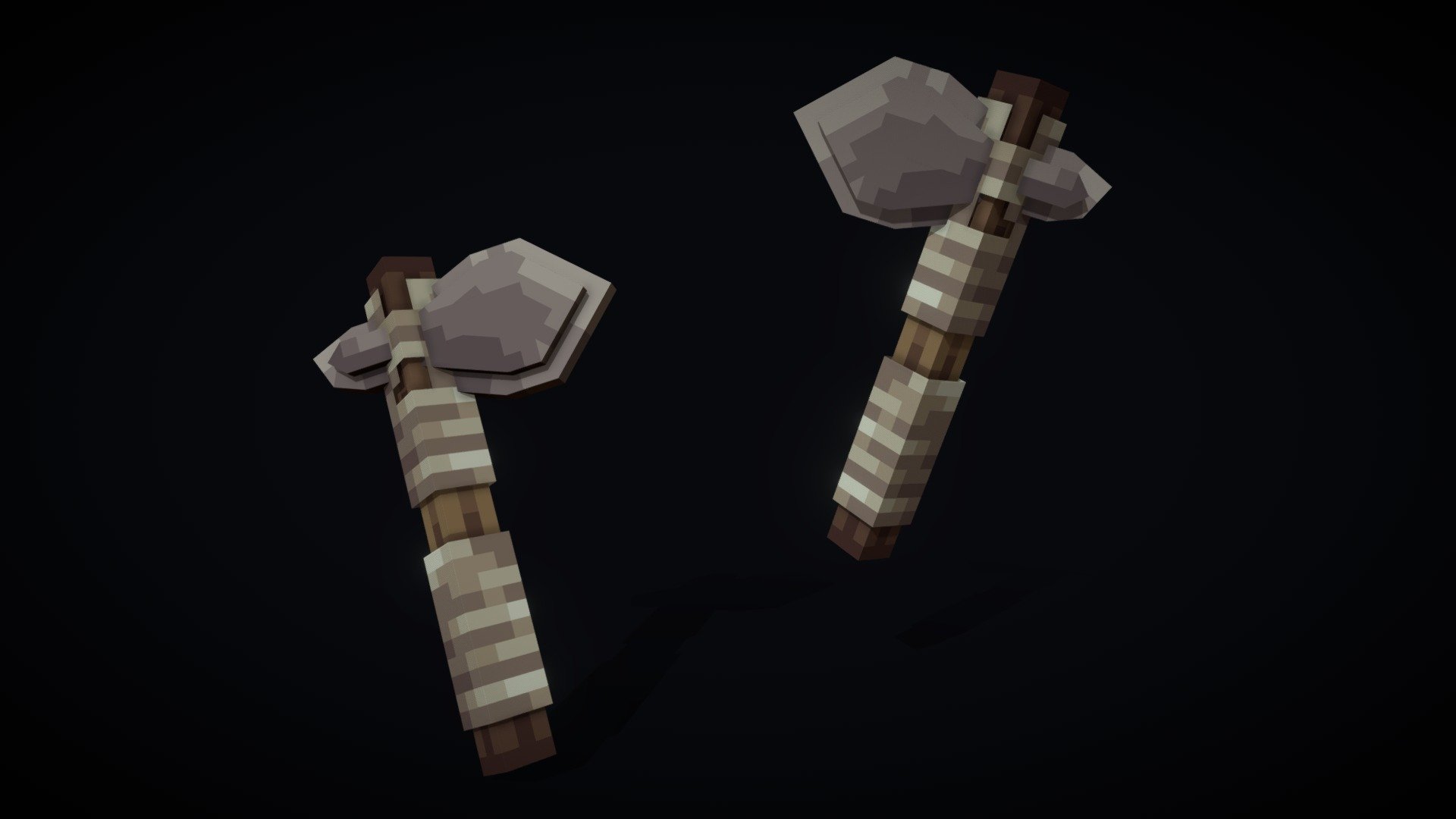 Stone Axe - RustRock - 3D model by ADON (@adon.qh) [b646160] - Sketchfab