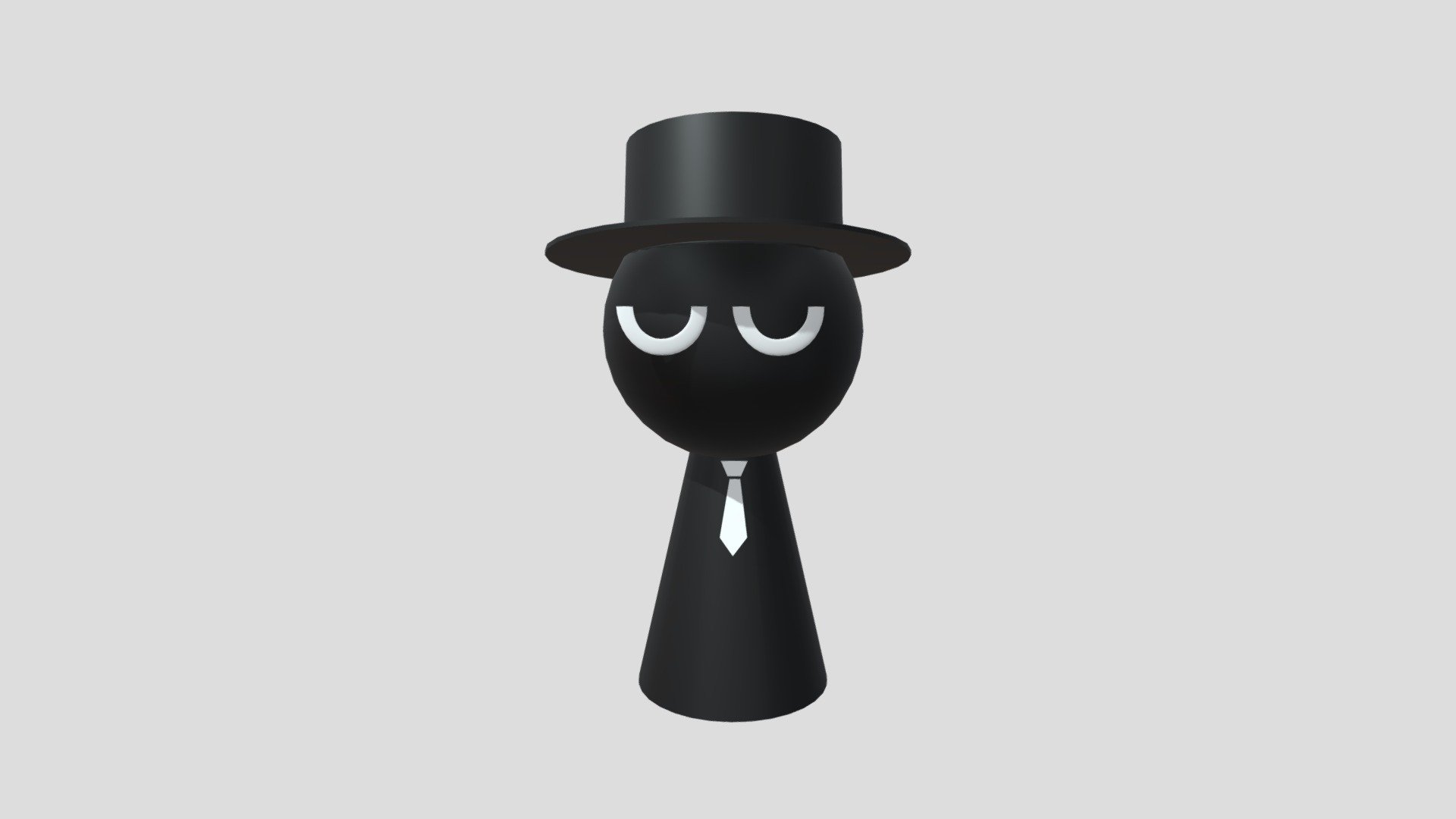 sprunki 常态的 black - Download Free 3D model by 搞素材的玛卡巴卡 (@mkbk666 ...