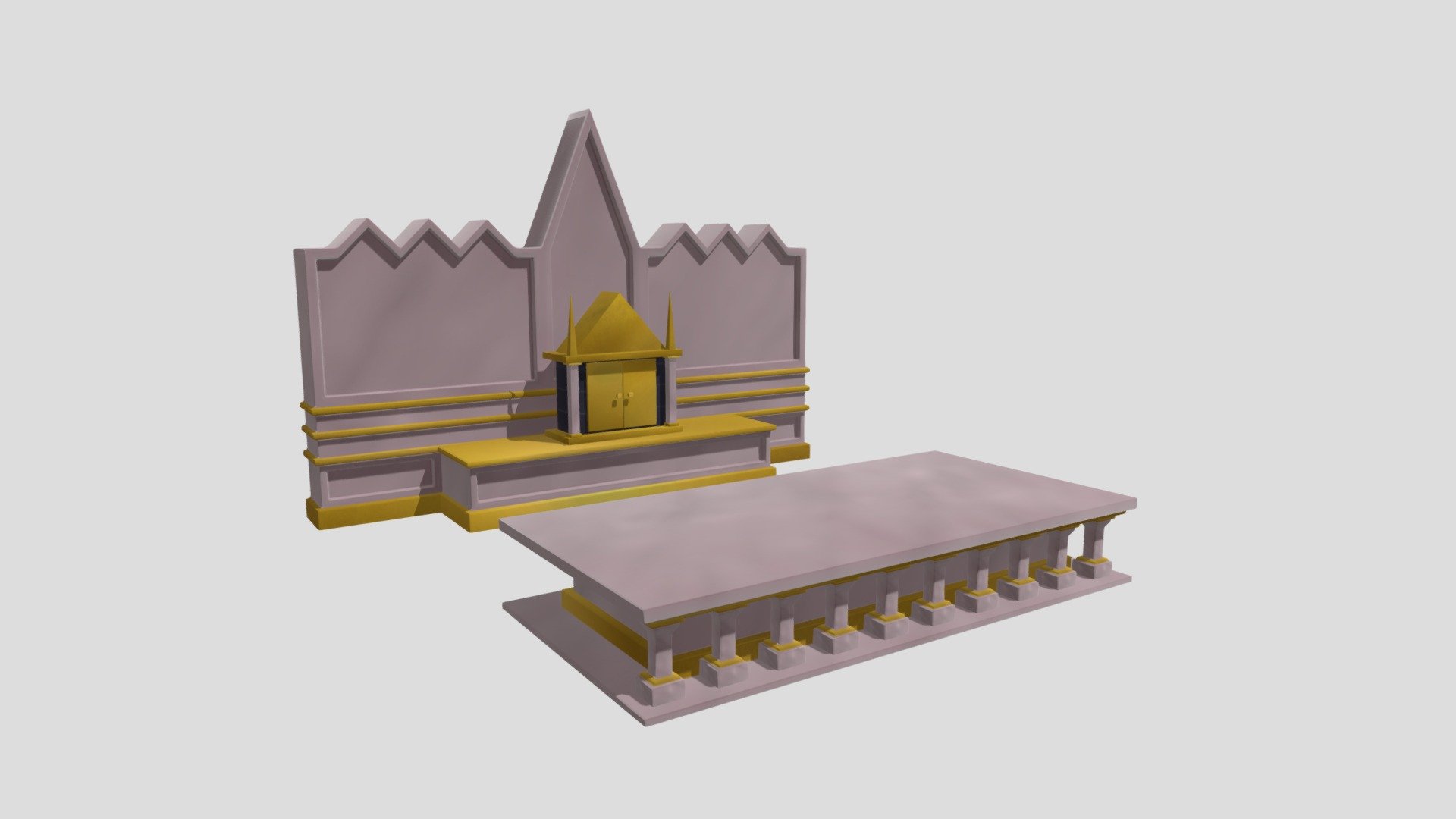 3D model of altar - 3D model by Alicia_TheWonderLand [b647967] - Sketchfab