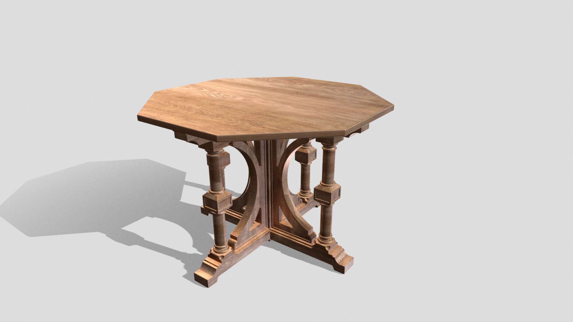 Medieval Table - 3D model by 3DGuy86 [b647b15] - Sketchfab