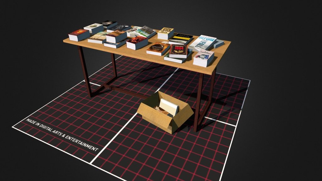 3D_Prop_BookStand - 3D model by thomas_de_wispelaere [b648643] - Sketchfab