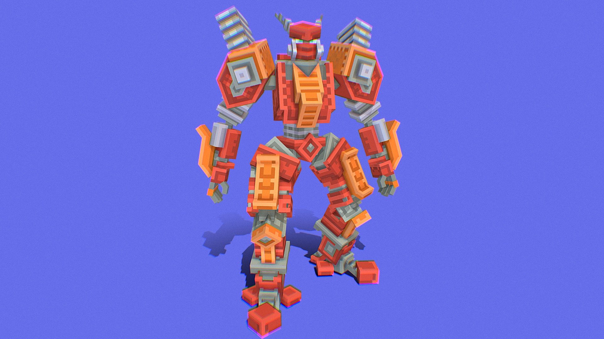 Blockbench - Mech Robot - 3D model by MexBot.Arts [b6489b7] - Sketchfab