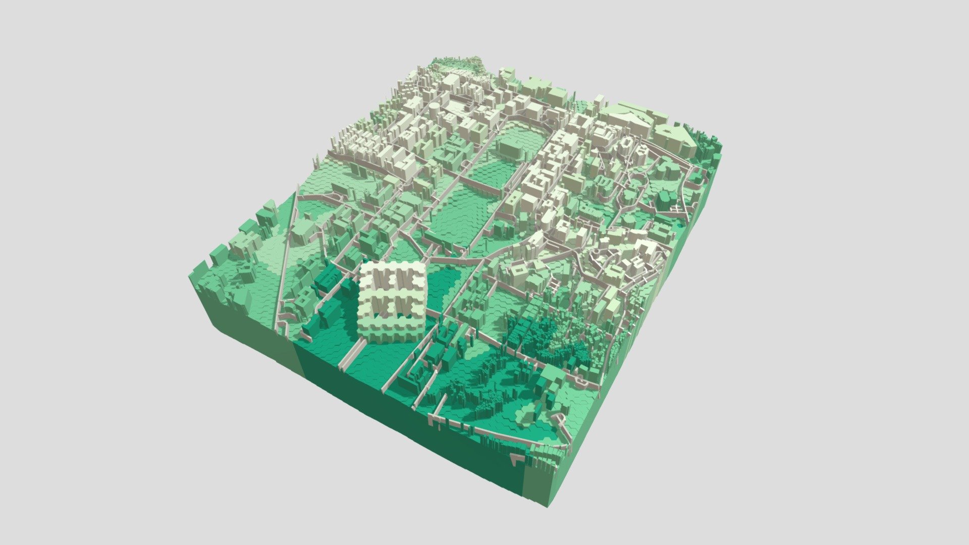 UP Diliman Hexagon Topo Map @UPGEOP - 3D model by upgeop_joulehuece ...