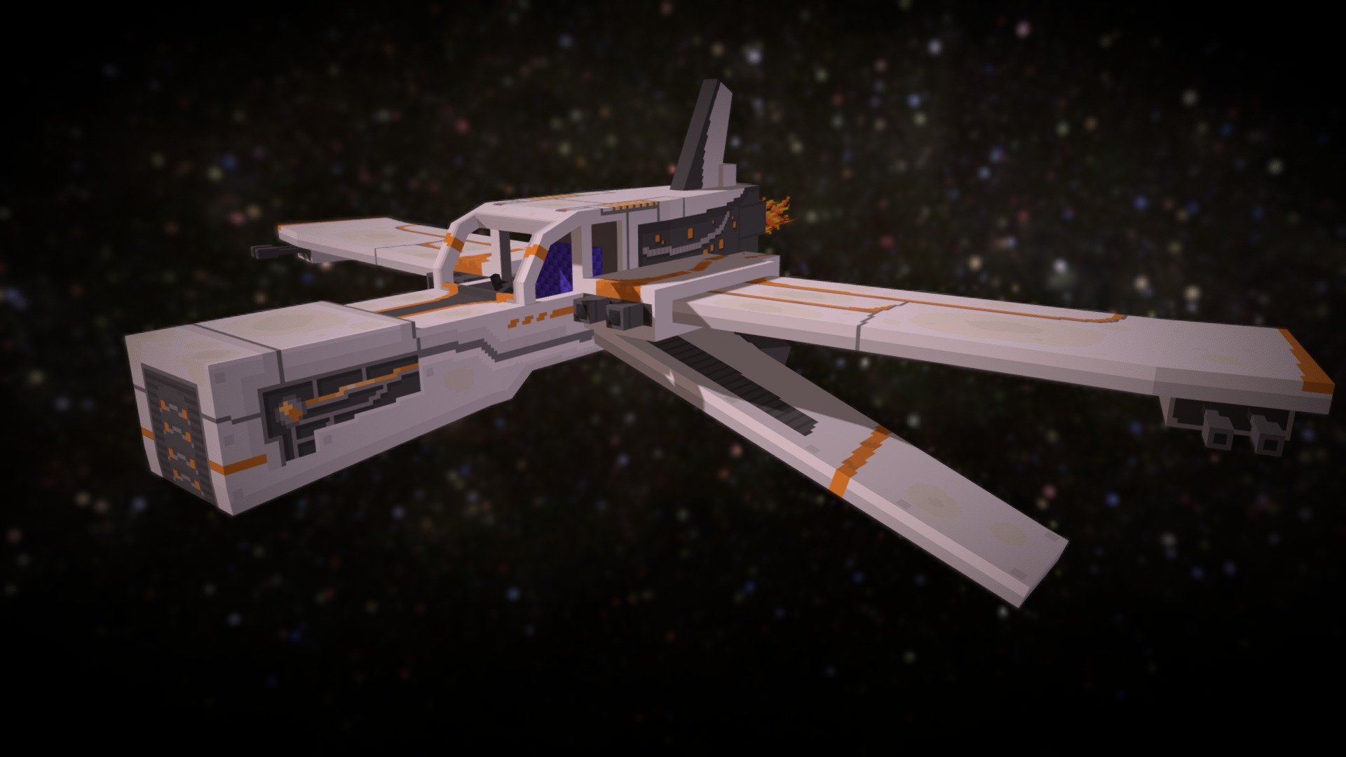 Spaceship - 3D model by 0xy2 [b64a1bd] - Sketchfab