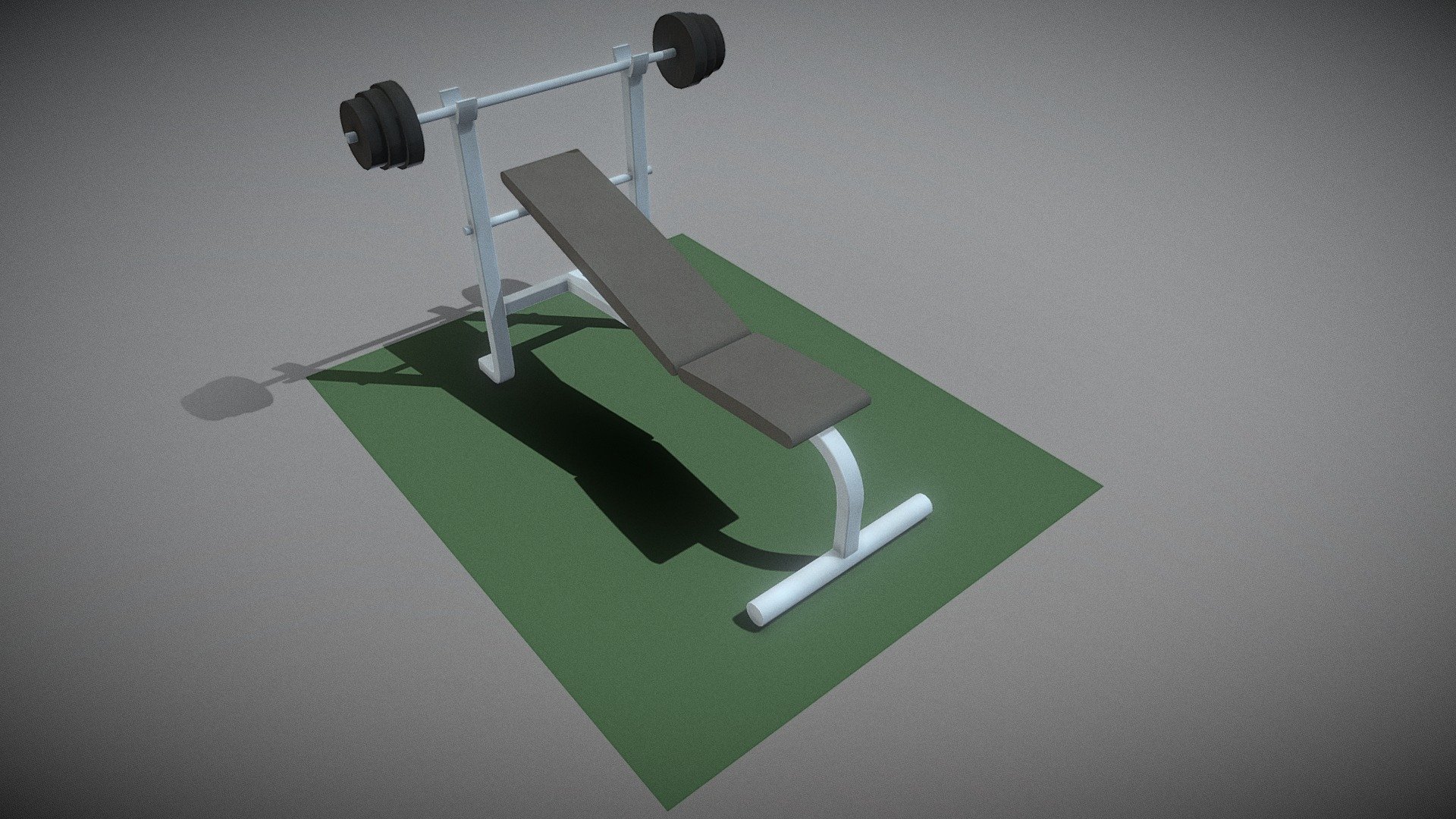 Bench Press - Download Free 3D model by MH (@MH...) [b64a95f] - Sketchfab