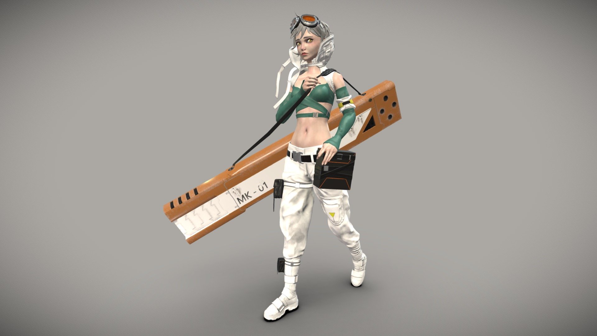 Alone - 3D character interpretation - 3D model by YJM (@youjeenmette ...