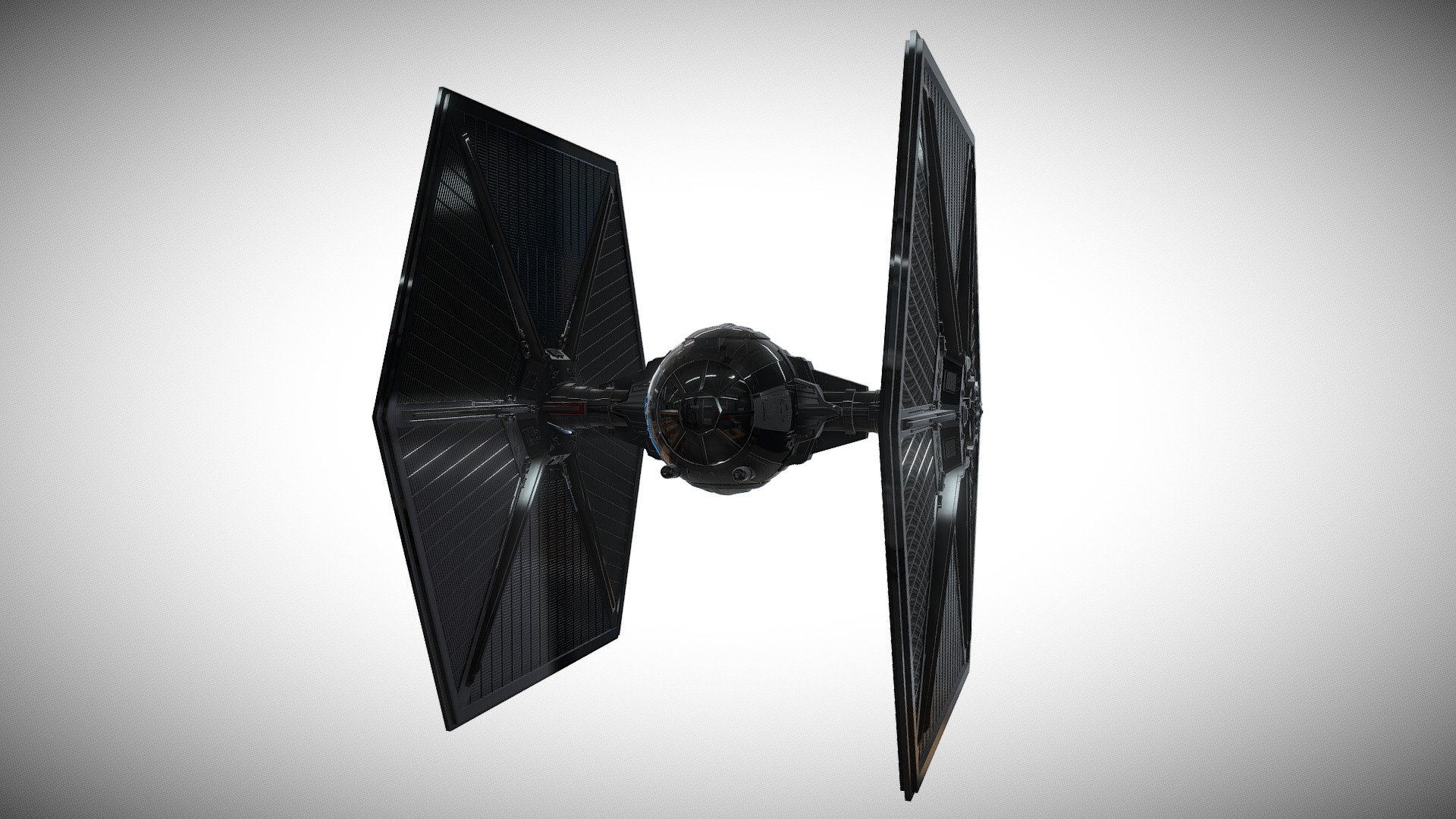 Tie Fighter 2 Fbx - 3D model by g.loewenguth [b6501a1] - Sketchfab