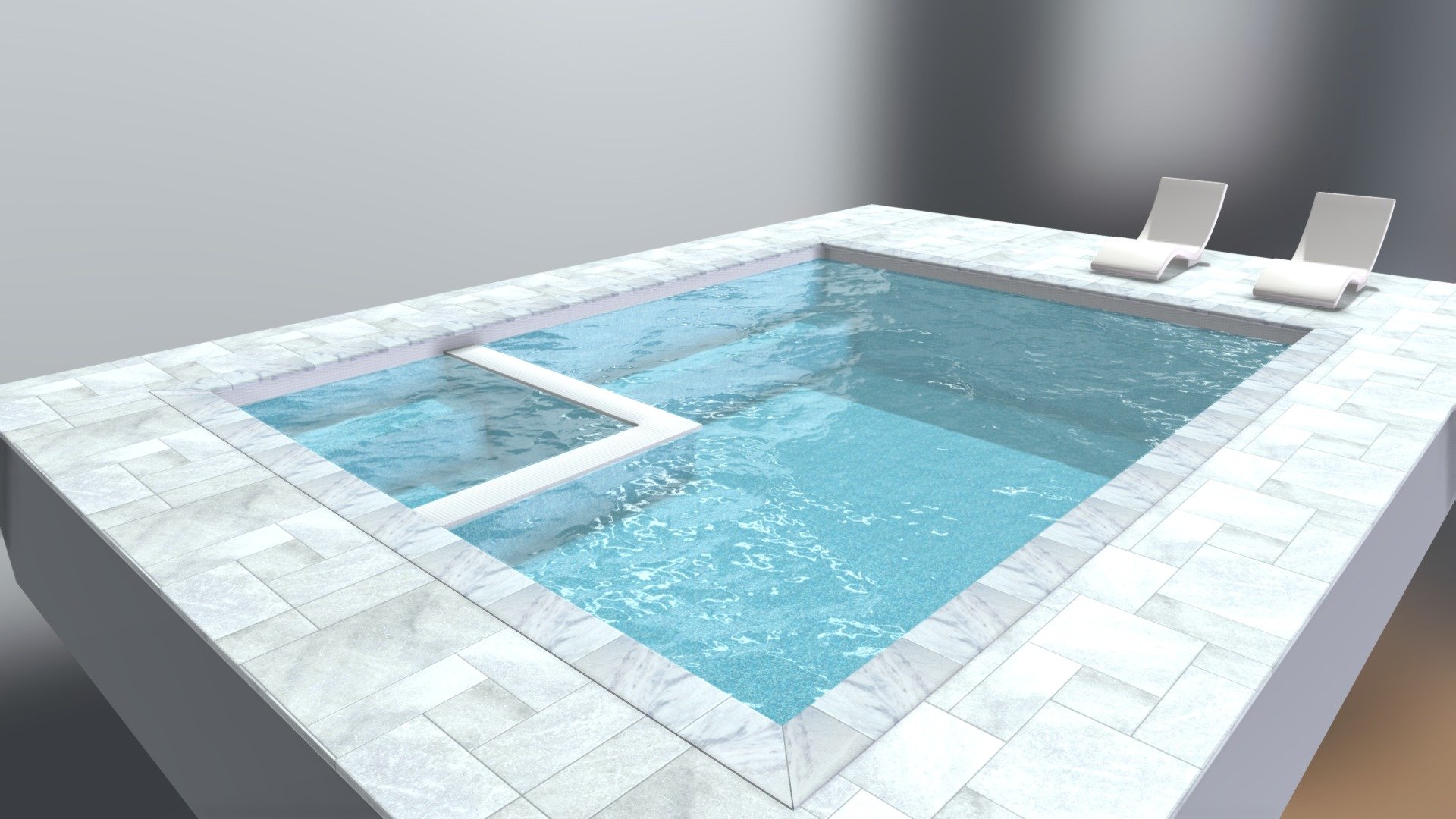 Dream Pool: Olympia - 3D model by POOLCORP [b6502a3] - Sketchfab