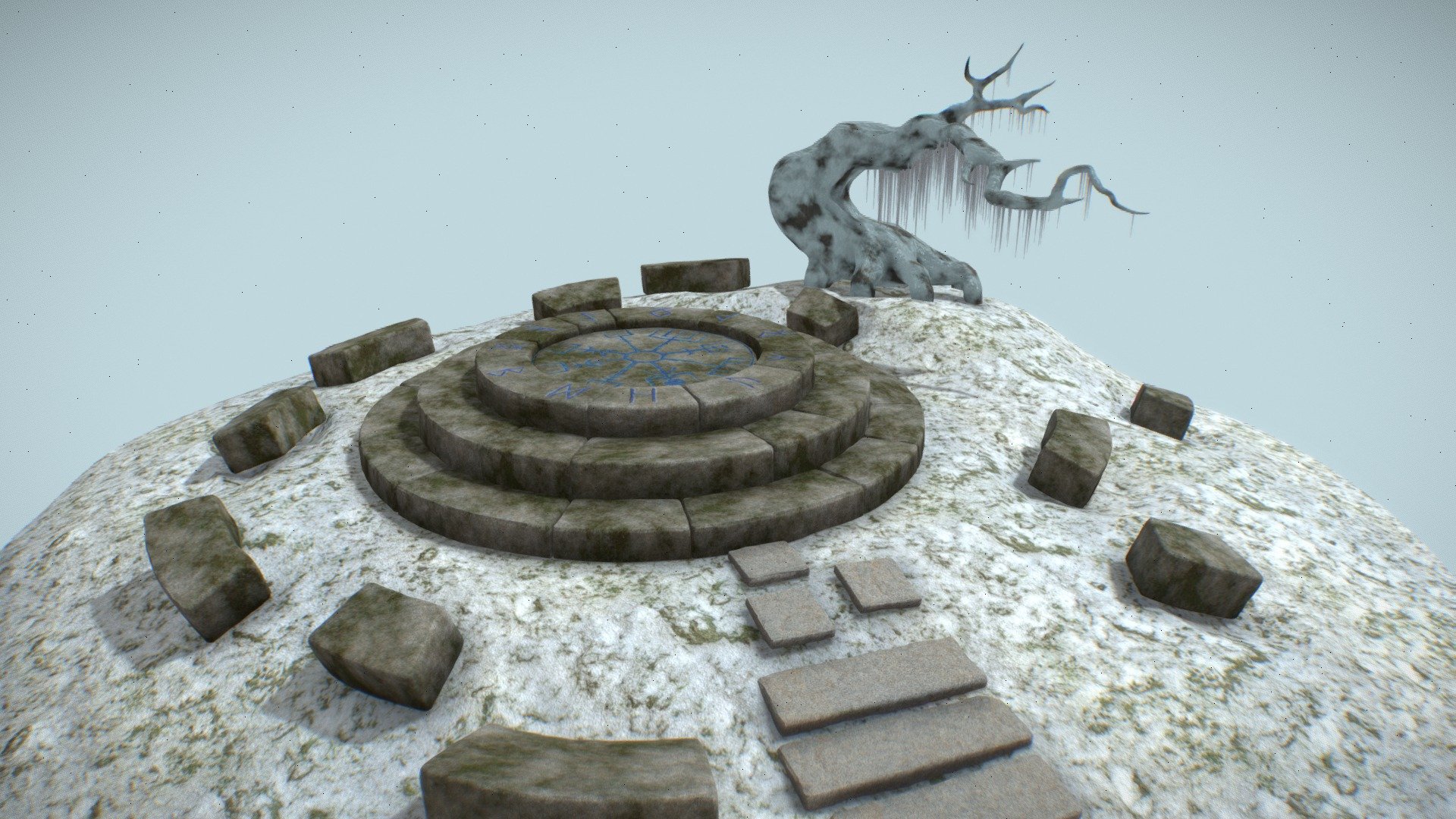 Ice Tree Portal - Animated - 3D model by Nik_0 [b6508c5] - Sketchfab