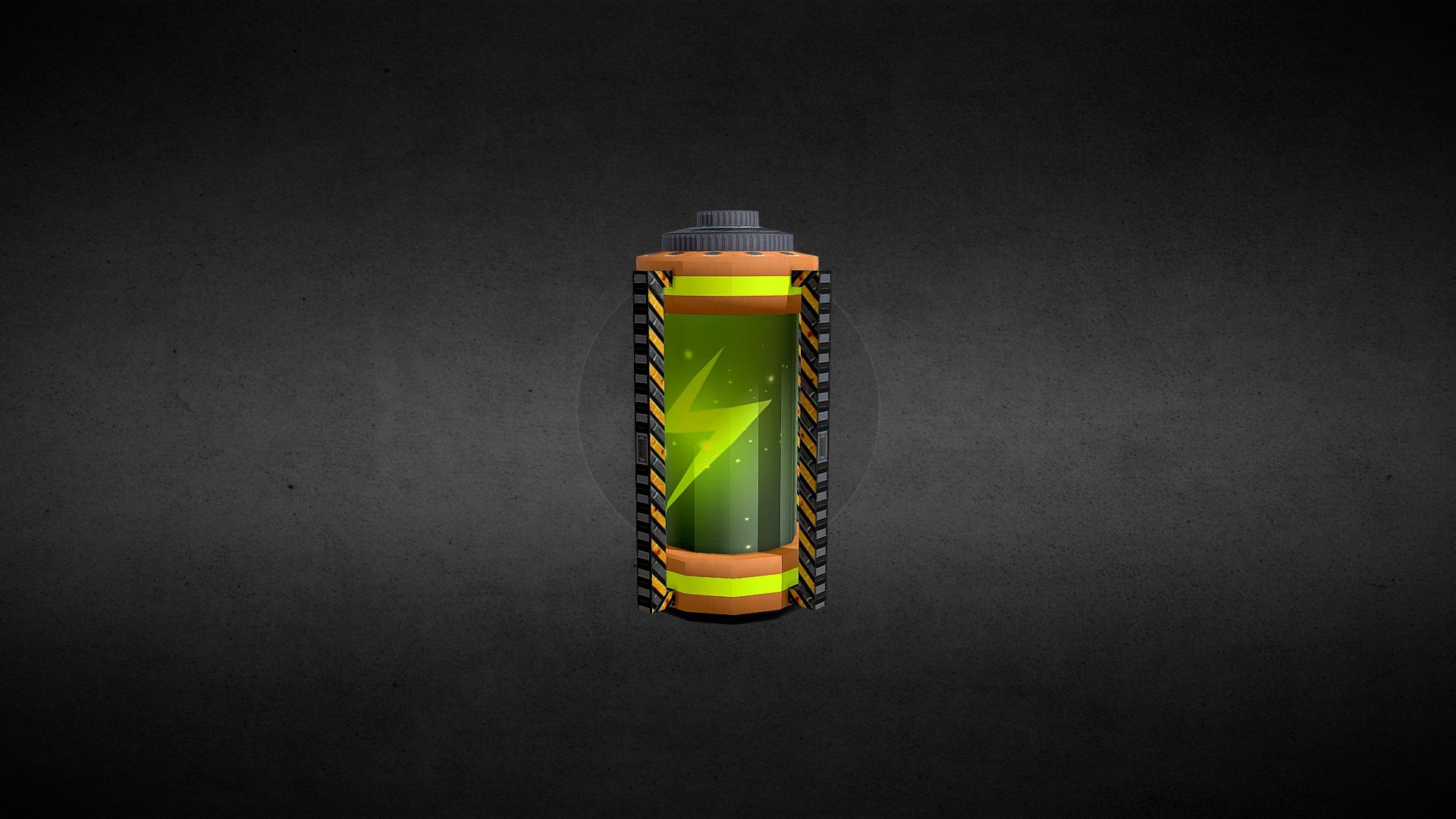 Futuristic Sci-fi Power Battery - 3D model by Charles Smith (Blitz ...