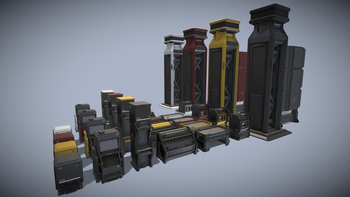 Kitbash 3D models - Sketchfab