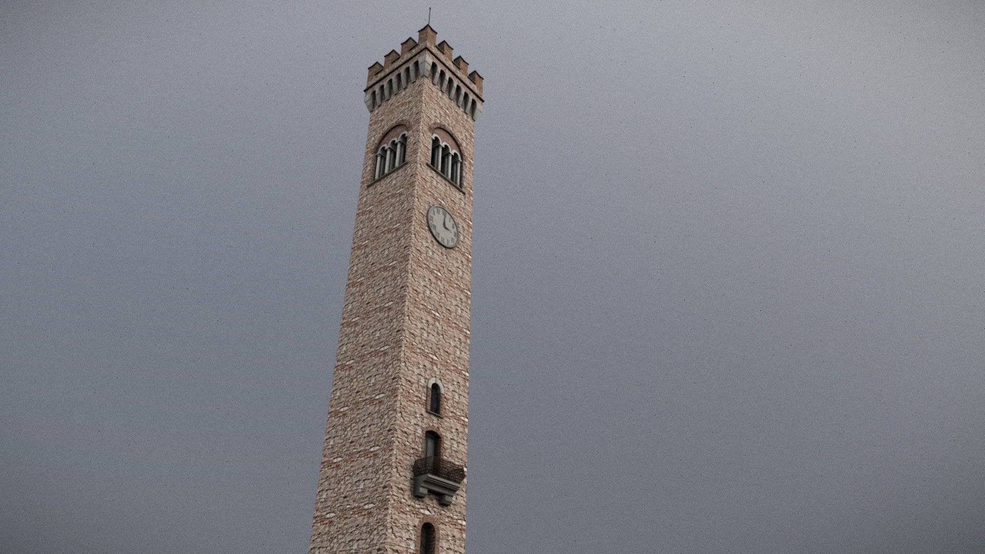 IT: Torre dell'orologio - 3D model by Wikiquik [b652286] - Sketchfab