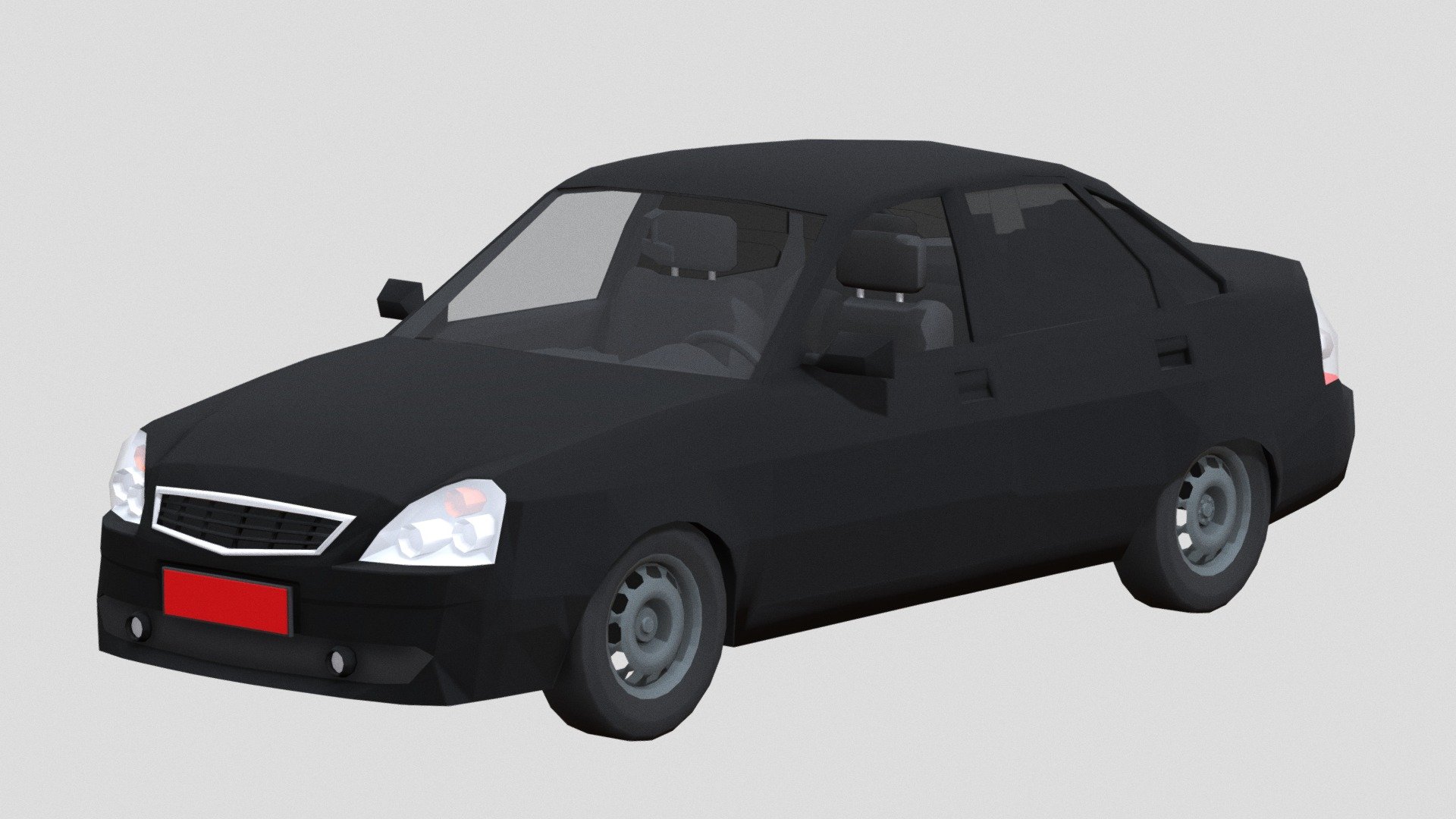 LADA Priora VAZ sedan - Download Free 3D model by EREMA_GEP [b6522aa ...