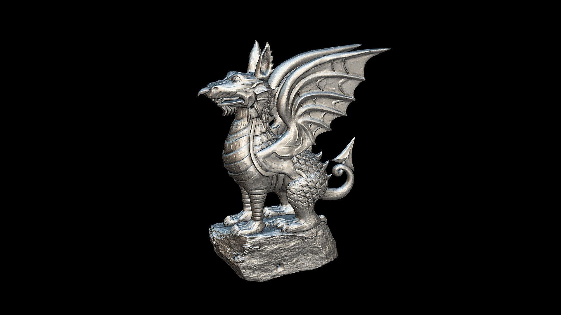 Welsh Dragon - 3D model by Amin Adukov (@Aminchok) [b653c5e] - Sketchfab