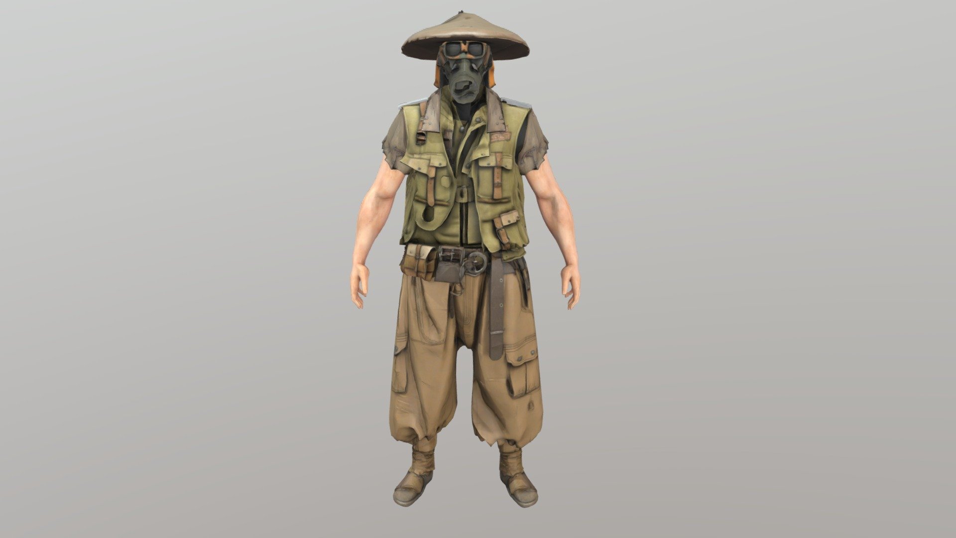 NPC Game-Ready 3D Character (Low-Poly) - Download Free 3D model by ...