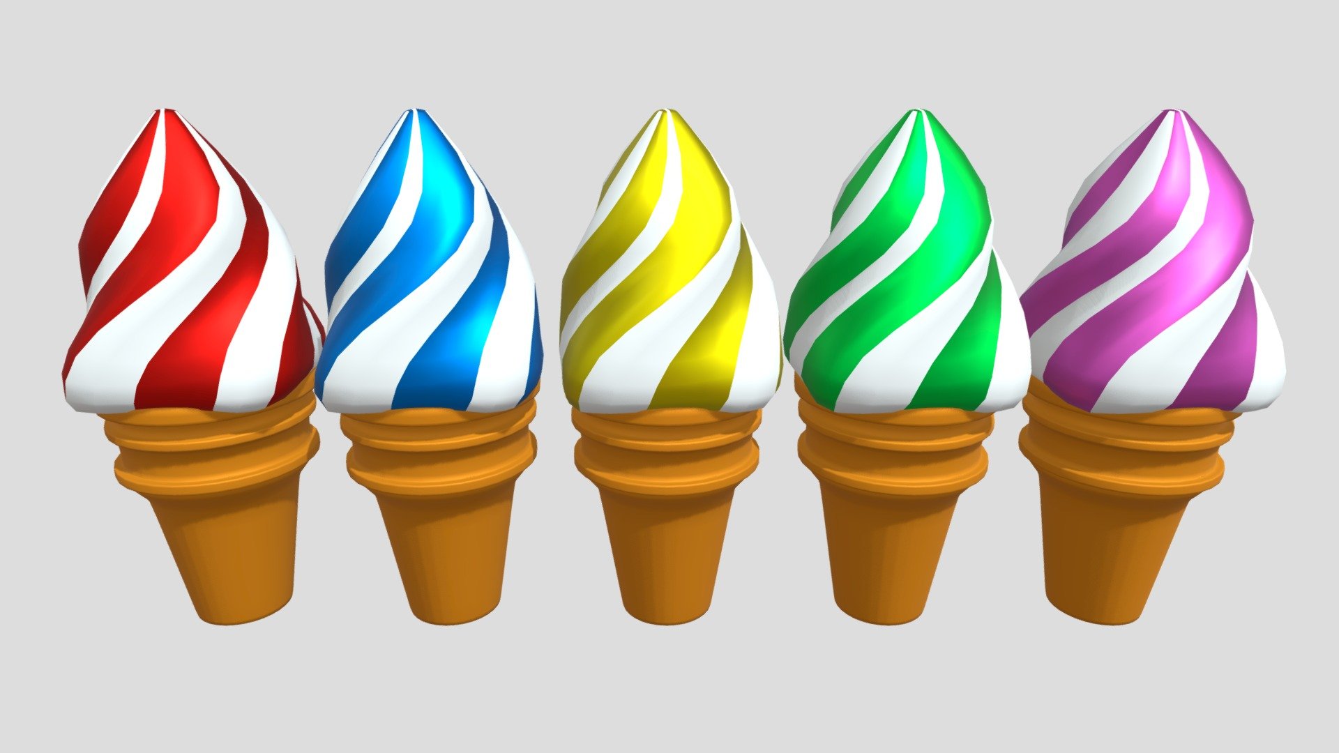 Ice Cream - 3D model by farmerkun [b655135] - Sketchfab