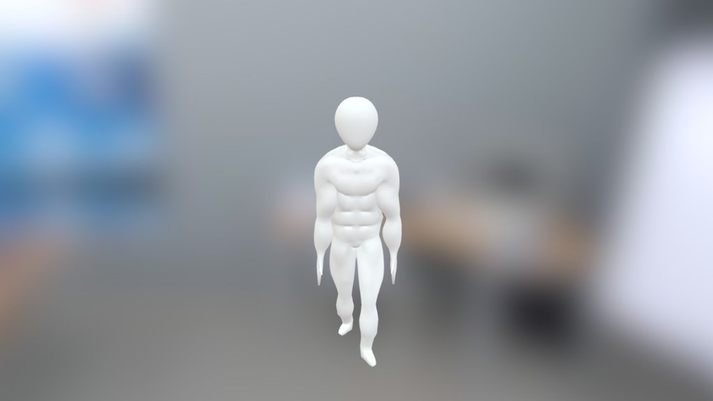 game character muscular - 3D model by peterbousaada [b655f40] - Sketchfab