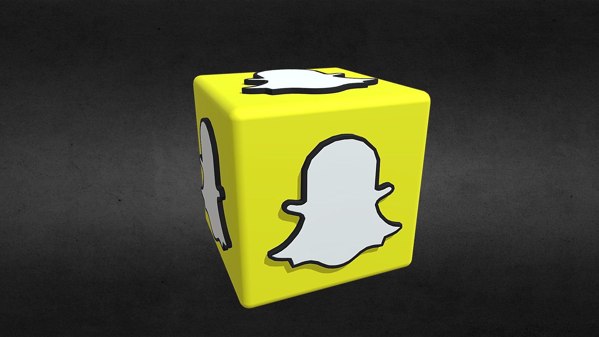Snapchat Cube Animated - Download Free 3D model by Jasnoor Singh🔺 ...