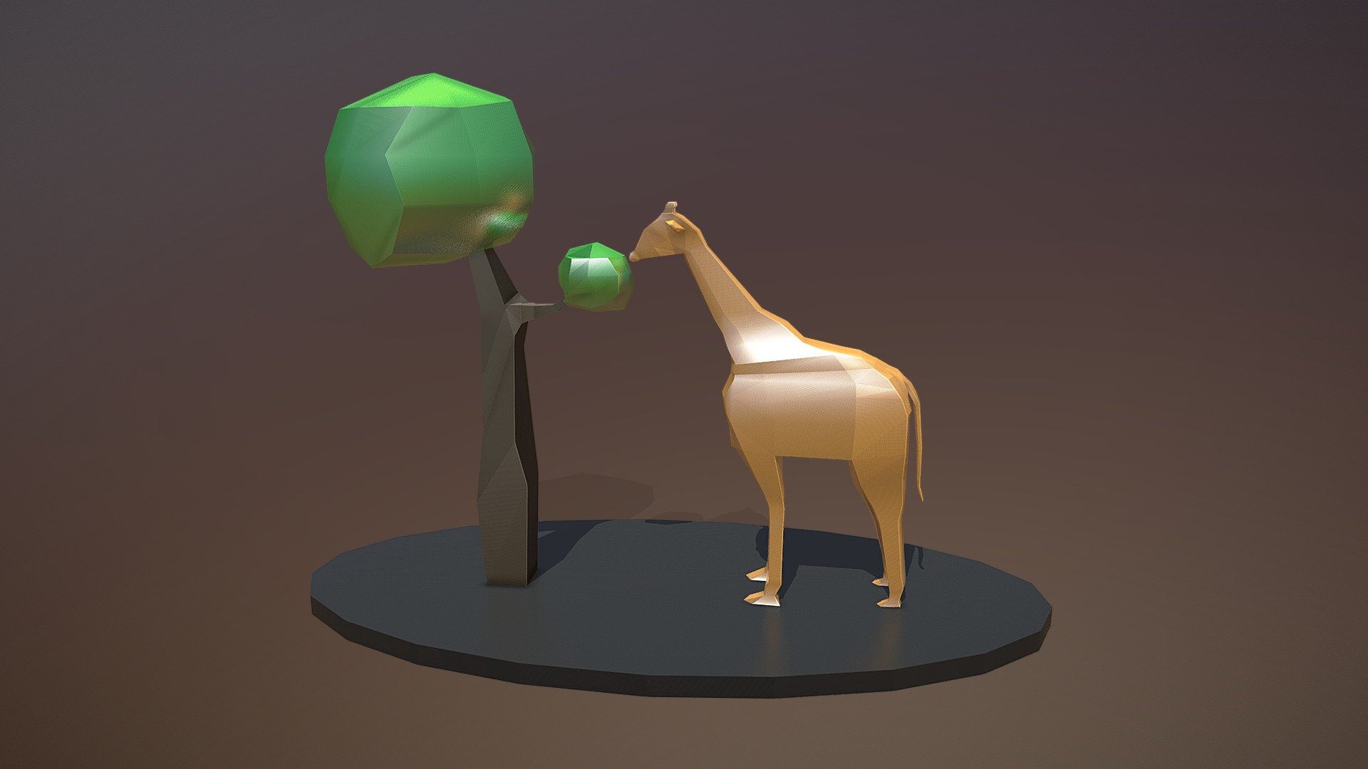 Low Poly Giraffe - 3D model by Bec (@rebecca.kerr) [b656209] - Sketchfab