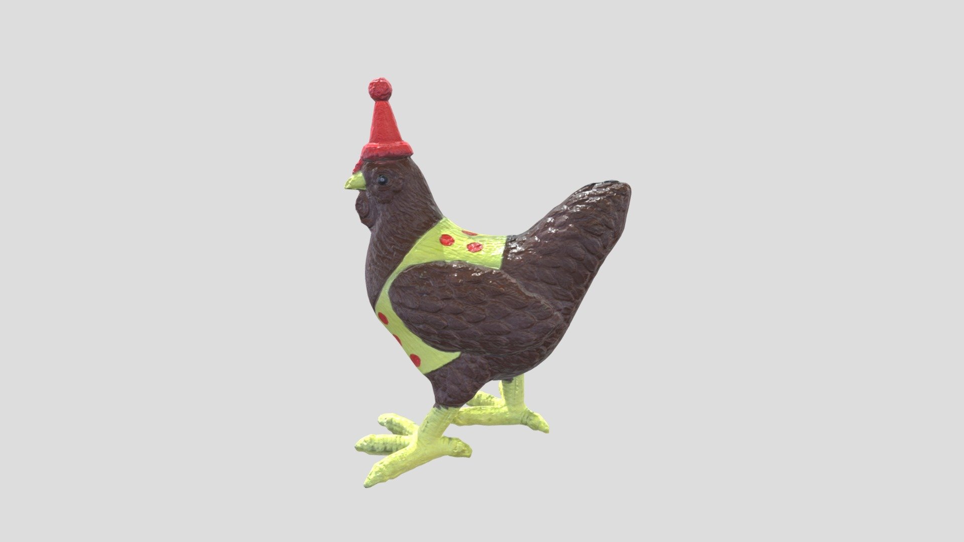 Chicken Tex - 3D model by Ian Lee (@rsmblee) [b6580b7] - Sketchfab