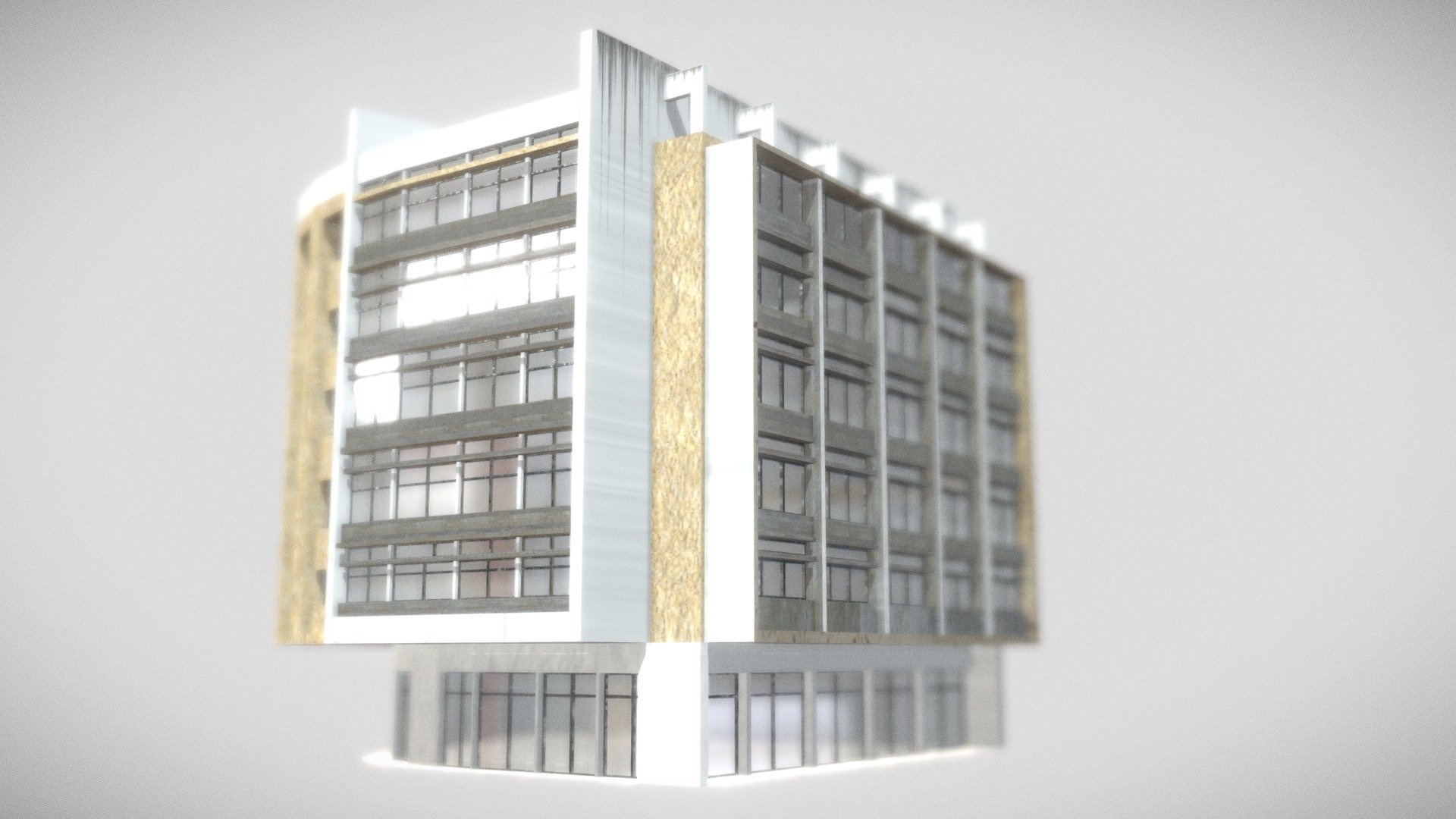 Low-Poly building V.2 - Download Free 3D model by Karim.Fares [b6584e6 ...