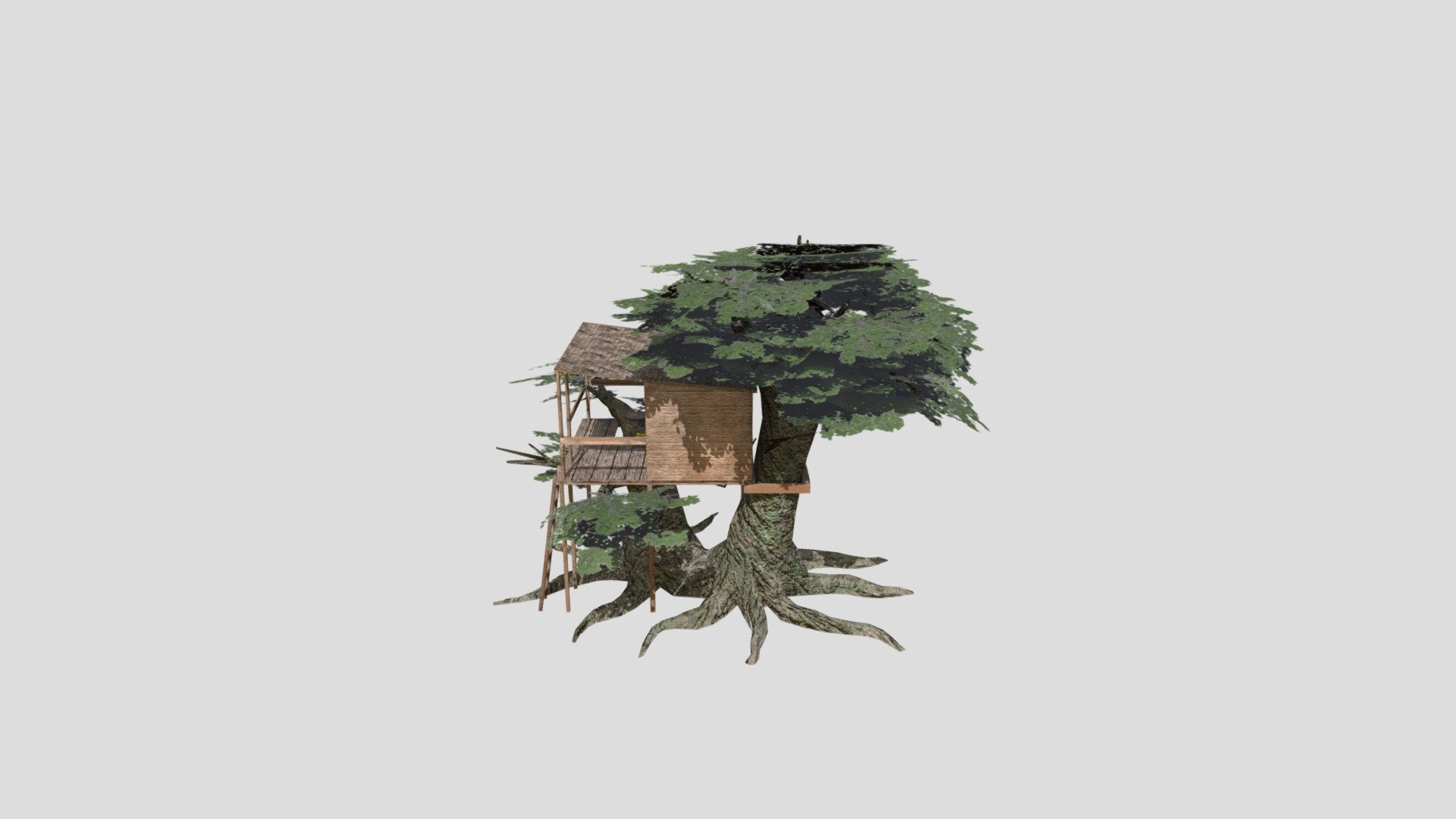 treehouse_final - 3D model by Maike Katrinski (@maikat) [b65aee2 ...