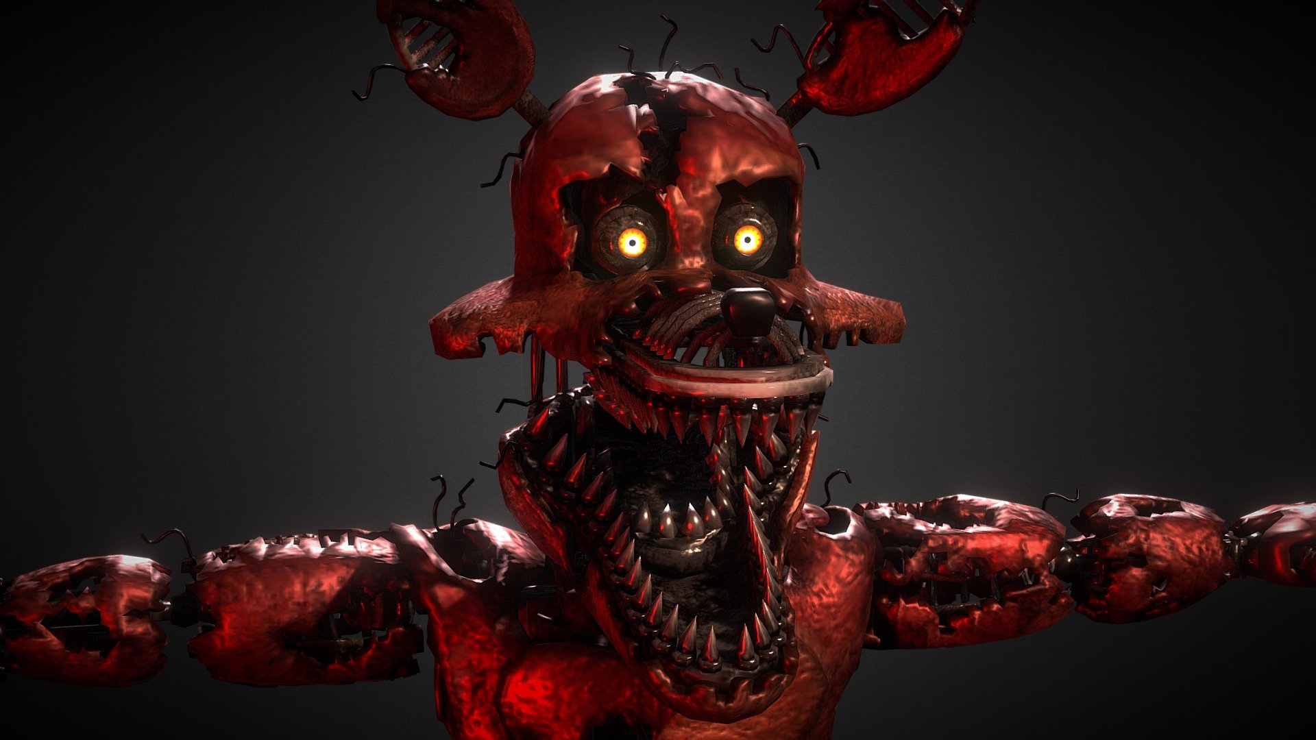 Nightmare Foxy AR / New Deliveries S2 / UPDATED - Download Free 3D ...