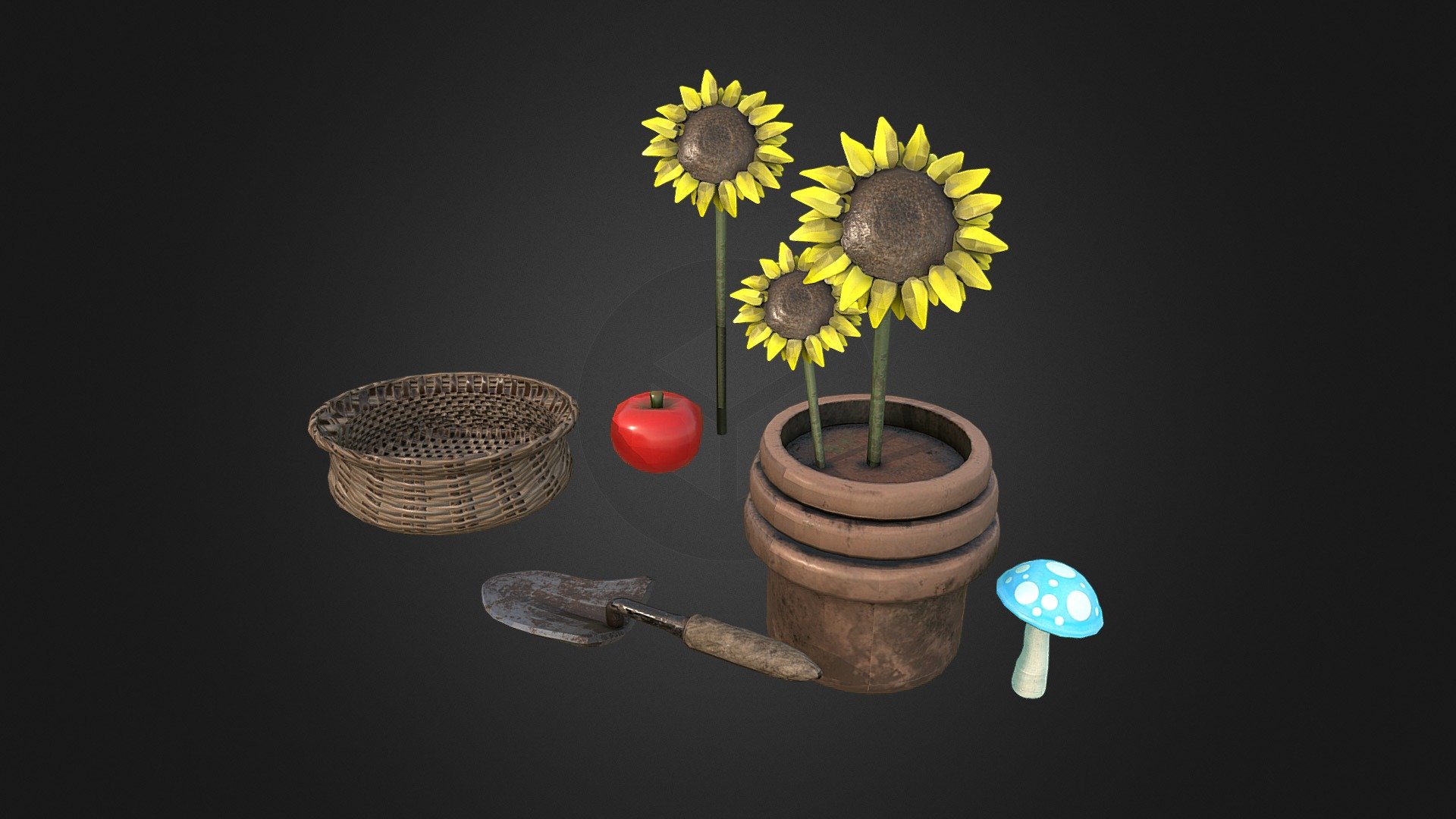 6 Props - Download Free 3D model by shellybrulez [b65b512] - Sketchfab