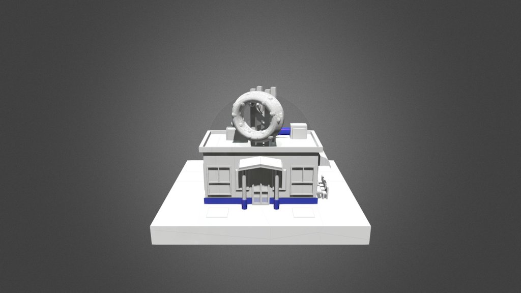 Low Poly Donut Home - 3D model by tresna42 [b65be99] - Sketchfab