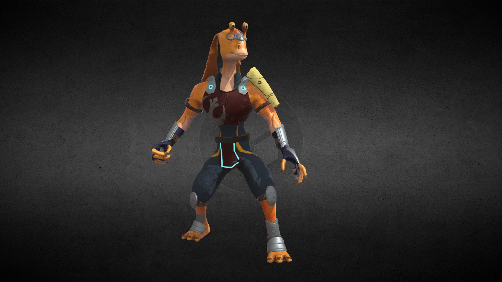 Warrior Gungan - 3D model by John Borda (@nogard19) [b65bfc2] - Sketchfab