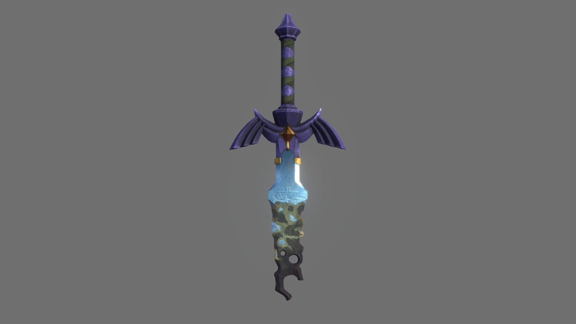 Damaged Master Sword - 3D model by EmyDeslo [b65c04e] - Sketchfab