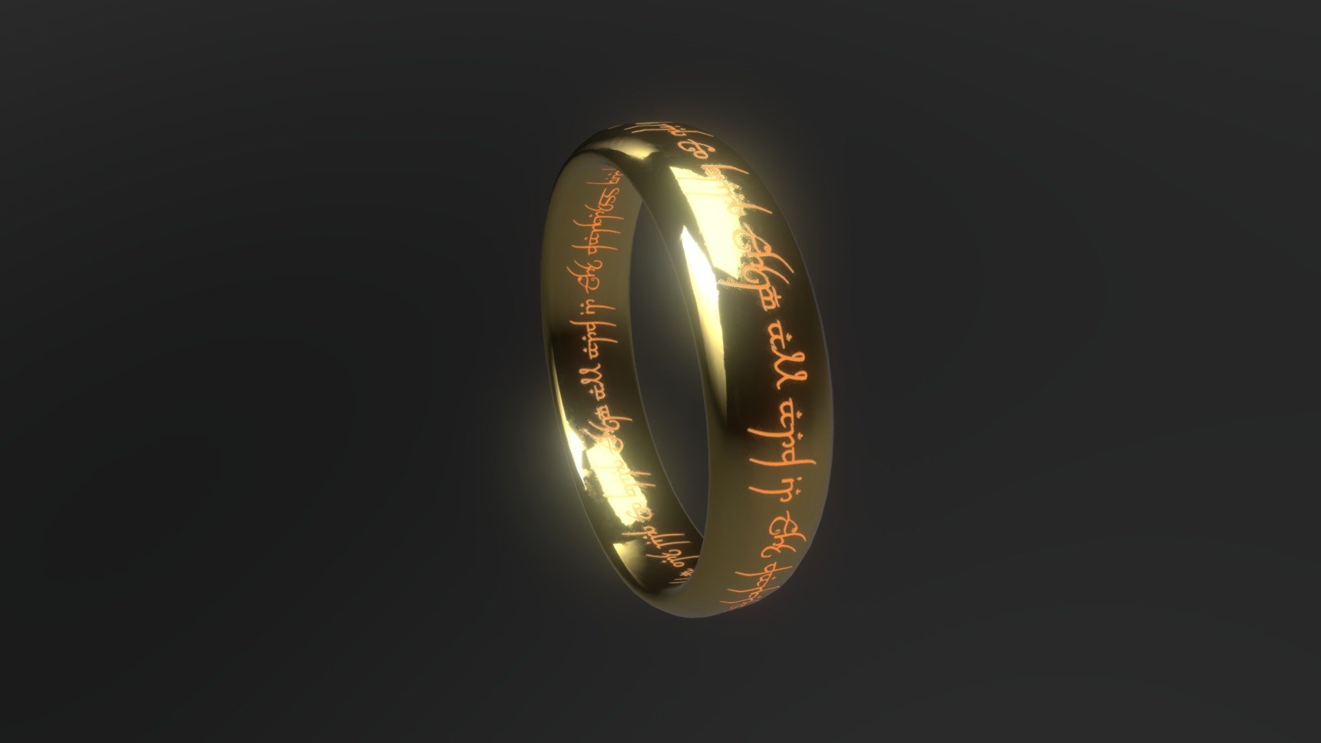 One Ring (Lord of the Rings) - 3D model by esuriddick [b65caaa] - Sketchfab