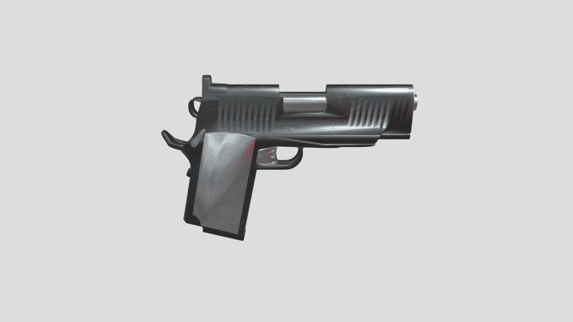 Modern 1911 "Operator" Tactical .45 ACP - Download Free 3D model by ...