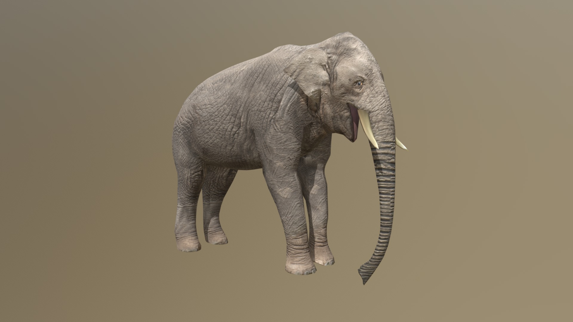 Elephant - Buy Royalty Free 3D model by 3dlowpoly [b65e817] - Sketchfab Store