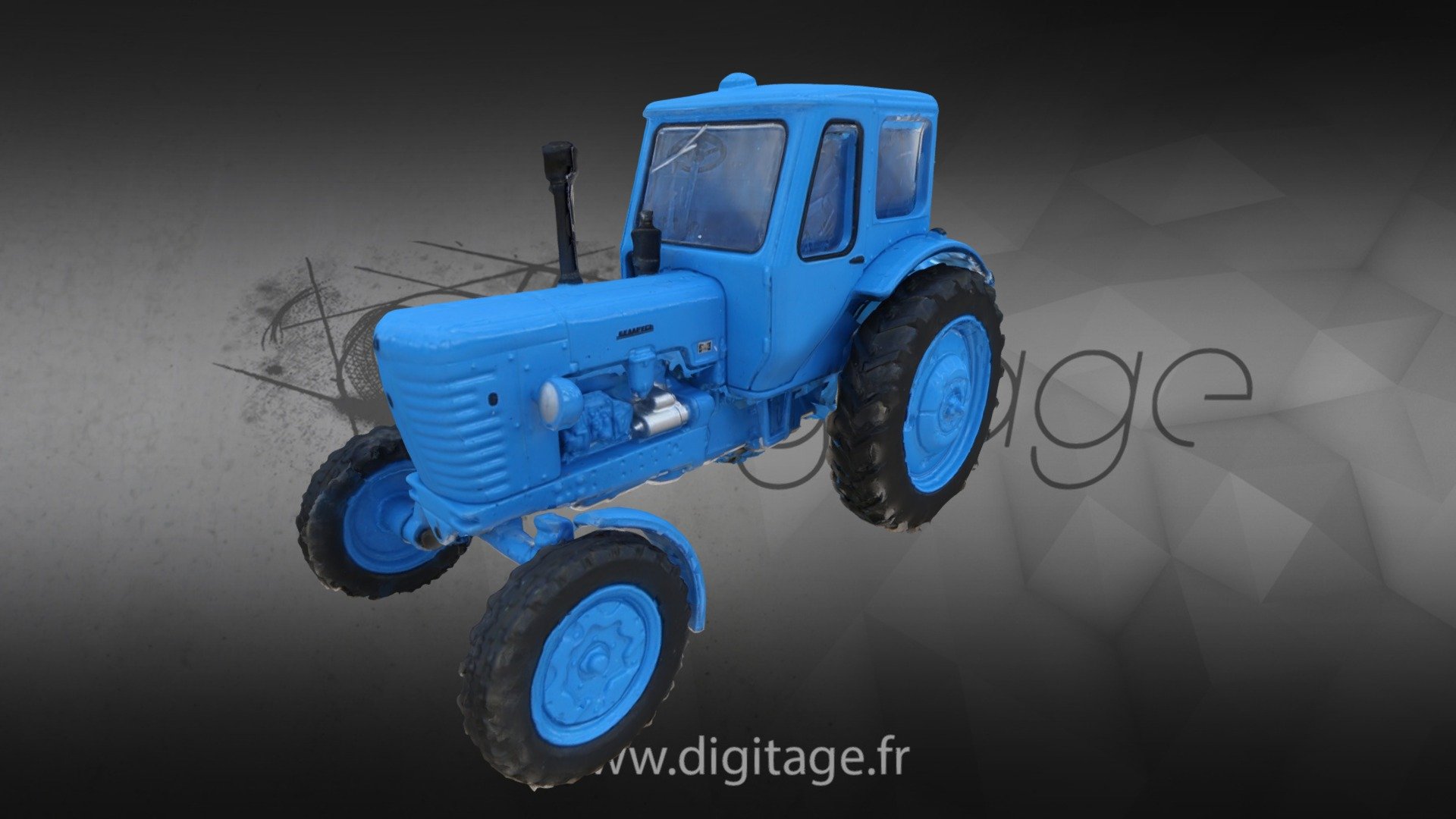Tracteur MT3-50 - 3D model by Digitage [b65ef69] - Sketchfab