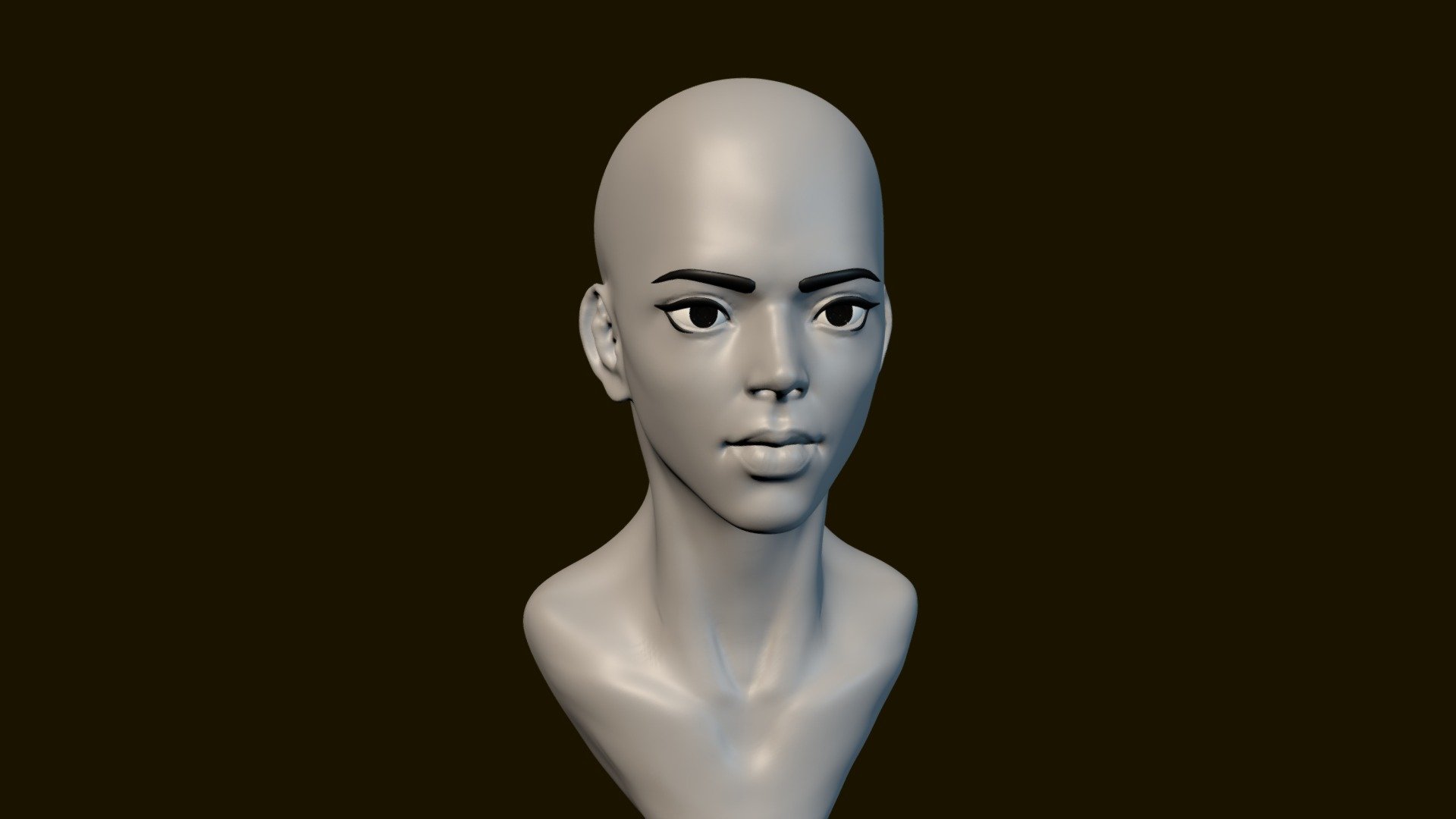 Face Sculpting 108th (female) - Download Free 3D model by ComputerCat ...
