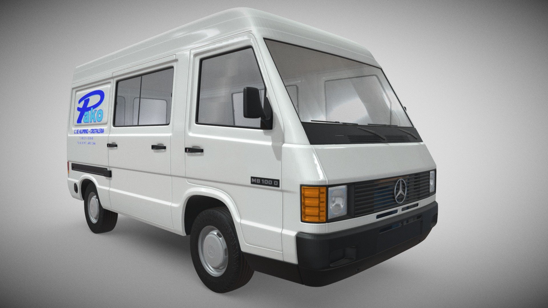 Mercedes Benz MB100D (WIP) - 3D model by chusano [b663ab4] - Sketchfab