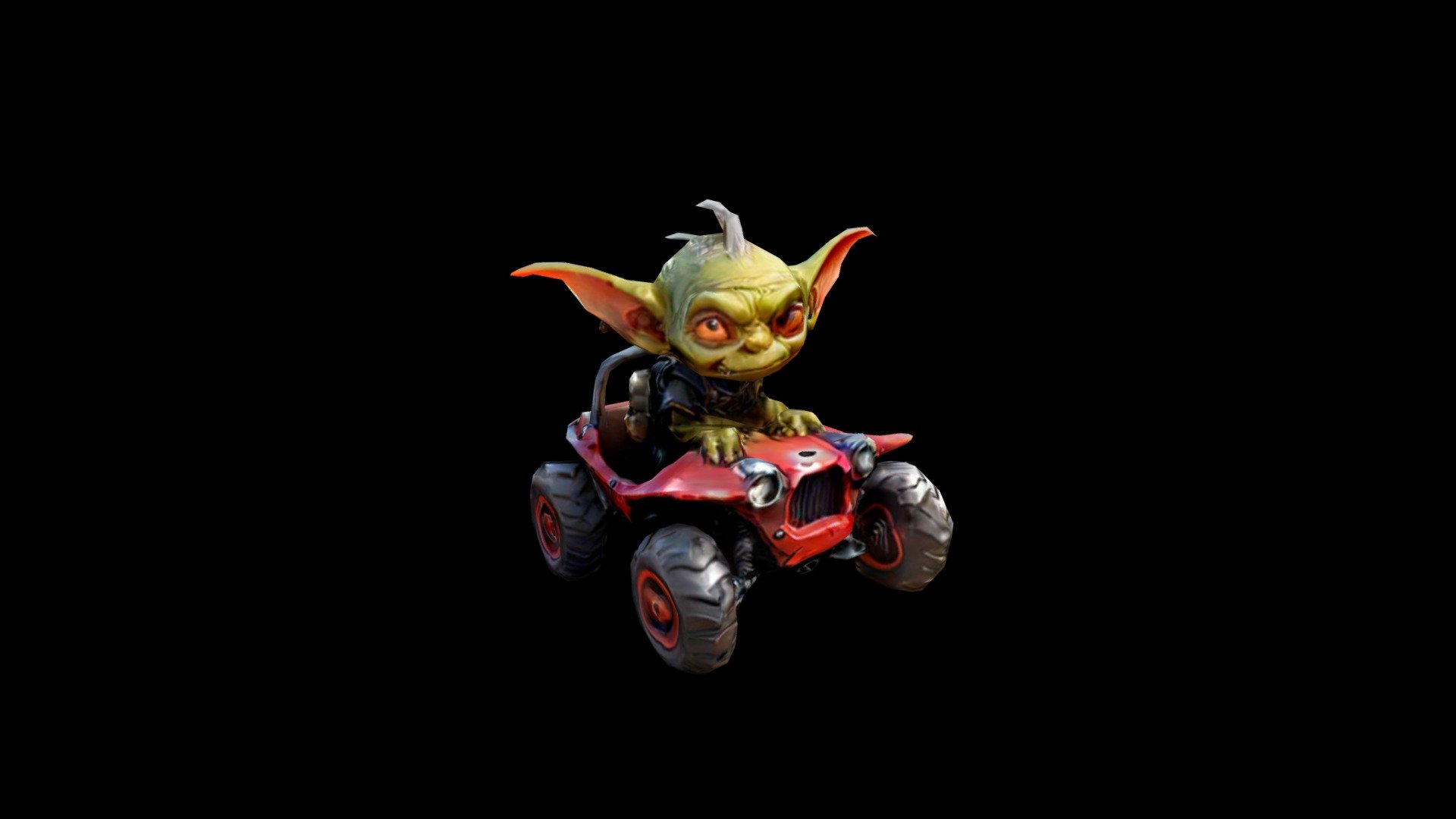 In the image, there is a Yoda character from Sta - Download Free 3D ...