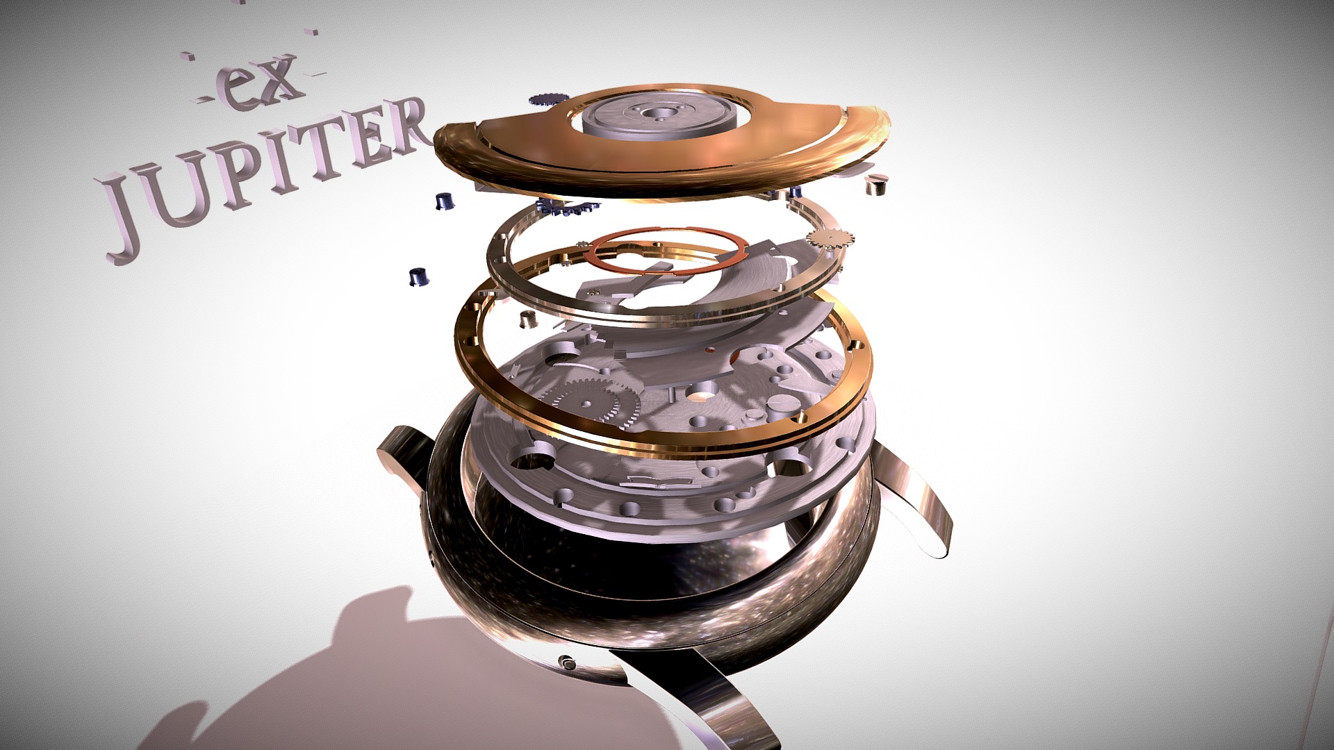 Watch Movement by exJupiter - 3D model by exJupiter (@JamesChoe ...