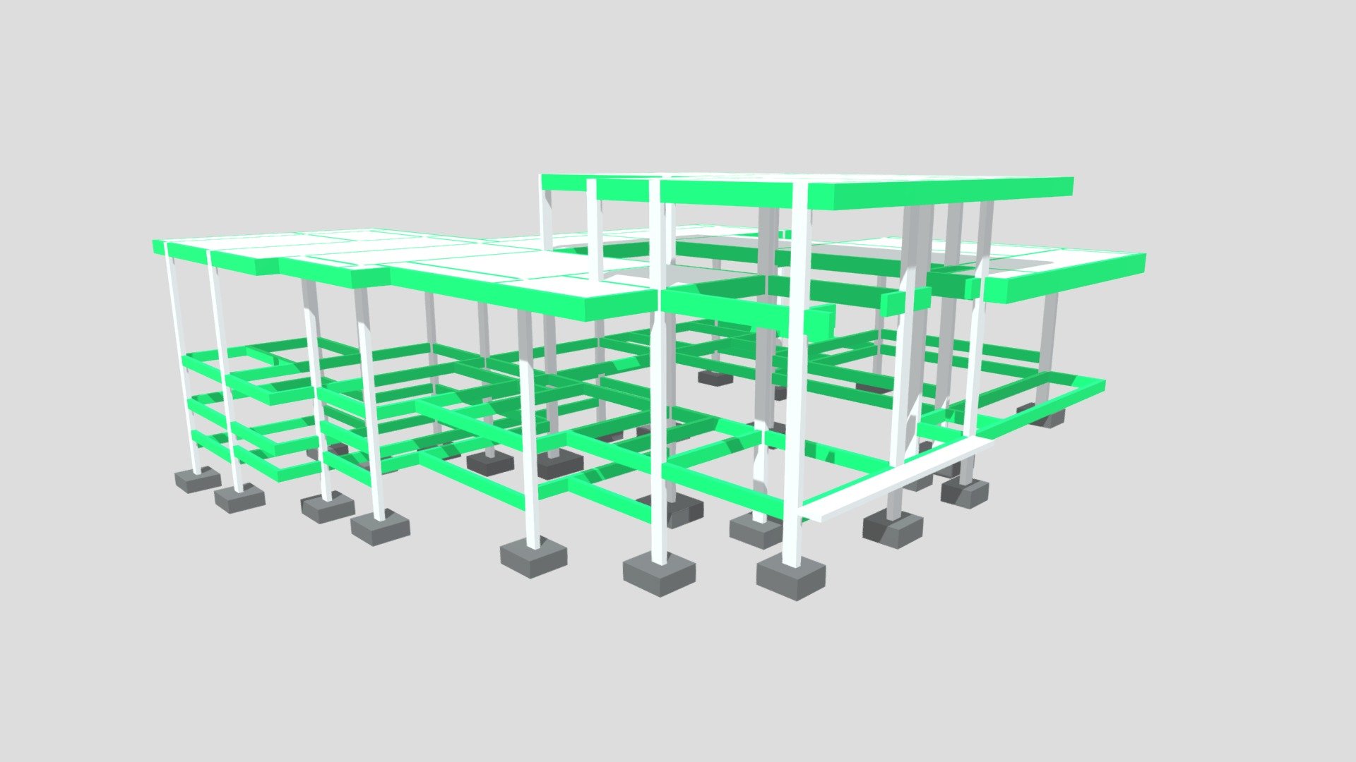 PROJETO ESTRUTURAL - SERGIO LIMEIRA - 3D model by Eng. Alison Lima ...
