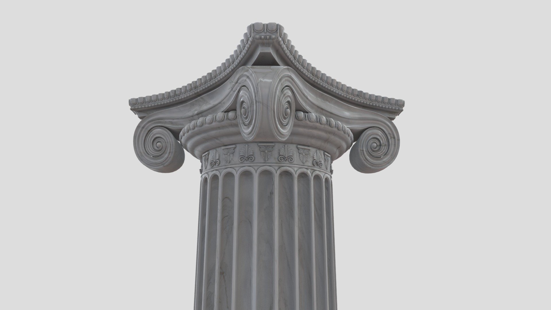 Ionic Column - 3D model by BaZaDoUgH [b666b48] - Sketchfab