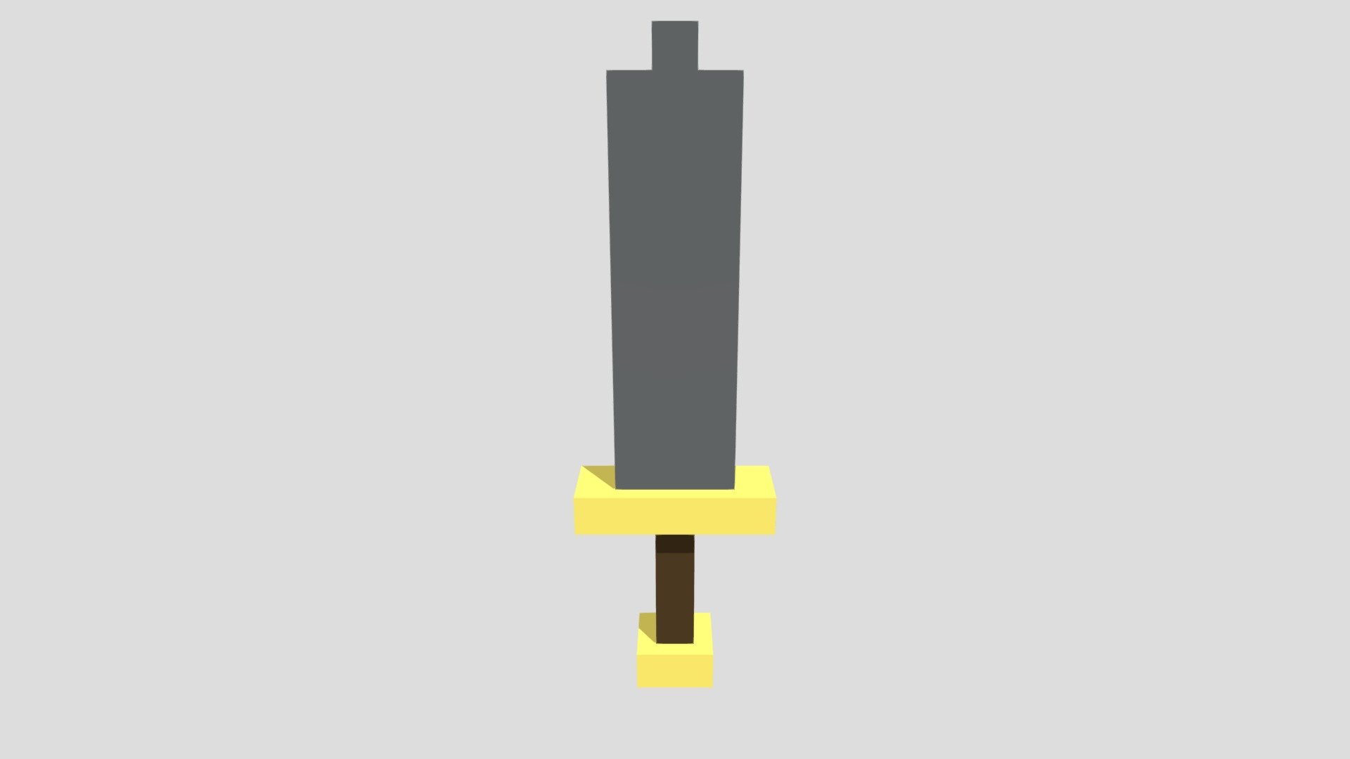 low poly sword - 3D model by dragon22blockbench [b666bef] - Sketchfab