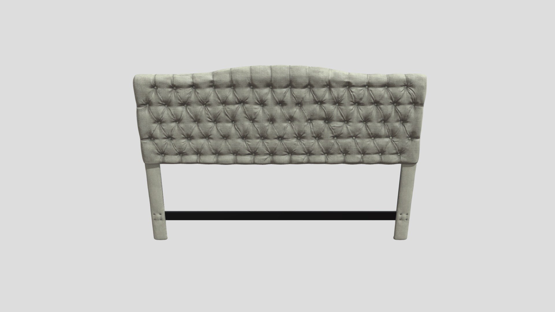 Elle Decor Celeste King Headboard - Pearl Gray - 3D model by Hexagon ...