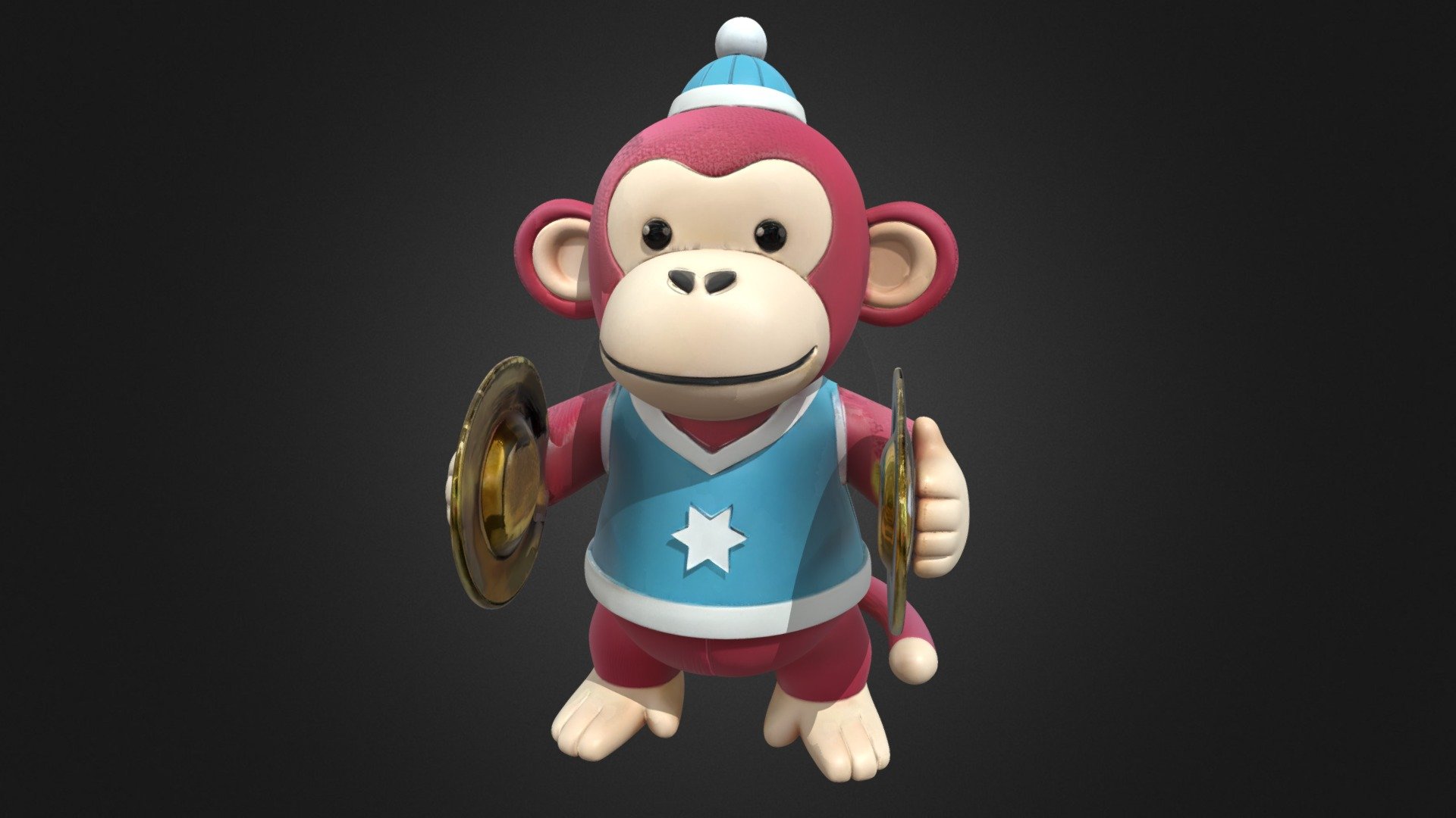 Toy Monkey - 3D model by Korvana Studio (@korvanastudio) [b666ef0 ...